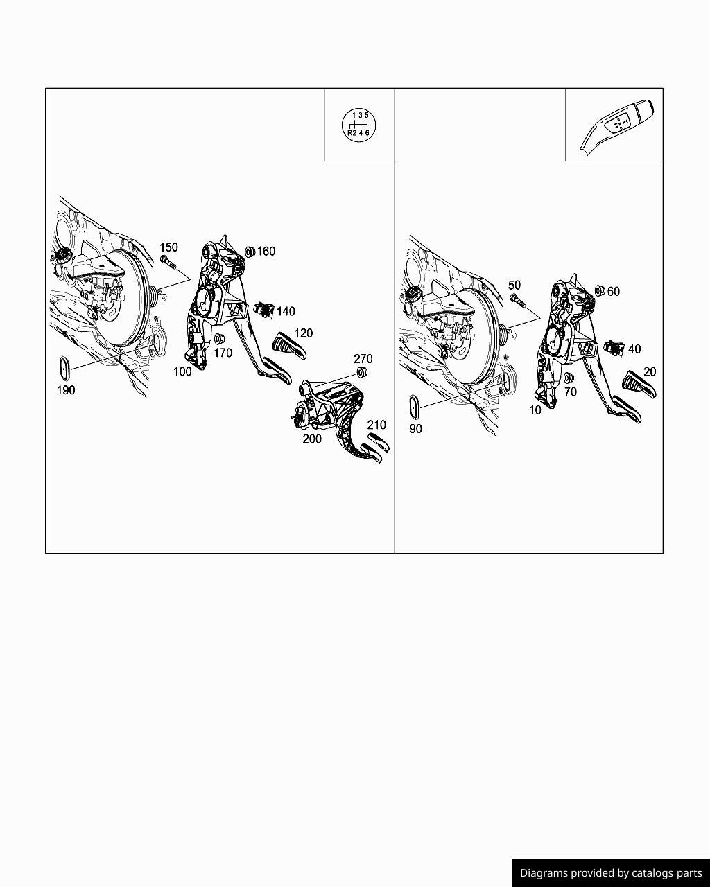 Mercedes Benz Pedal Assembly A1772900600 - LLLParts