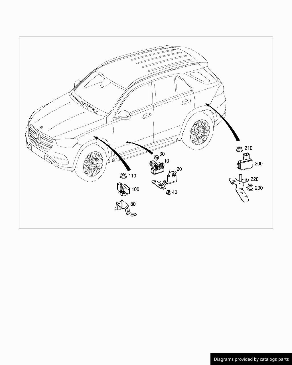 Mercedes Benz Bracket A1673270000 - LLLParts