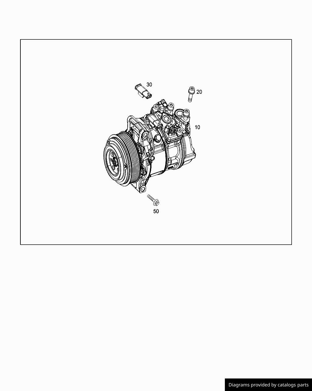 Mercedes Benz Refrigerant Compressor A0008304702 - LLLParts
