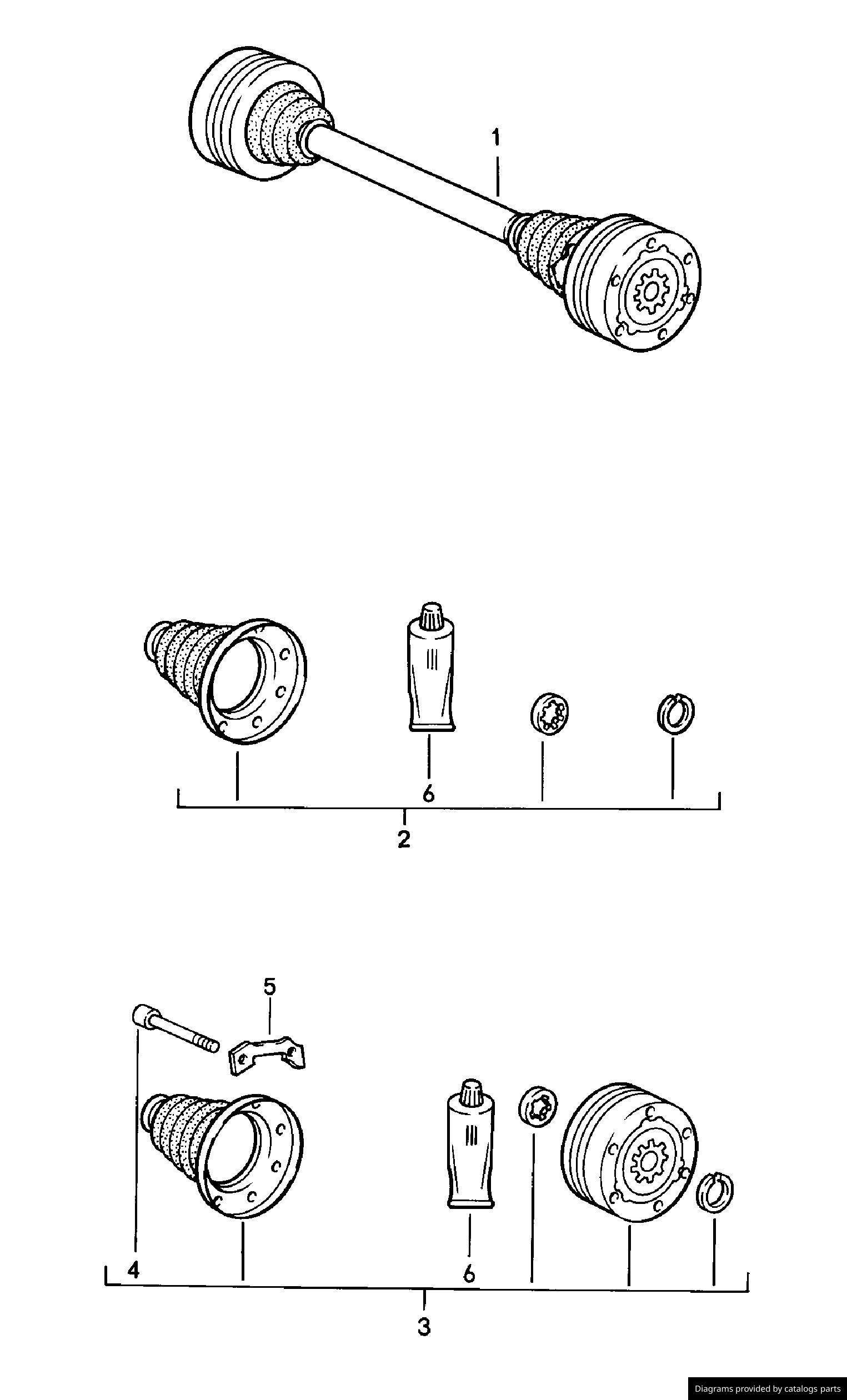 Porsche Drive Shaft 477501103 - LLLParts