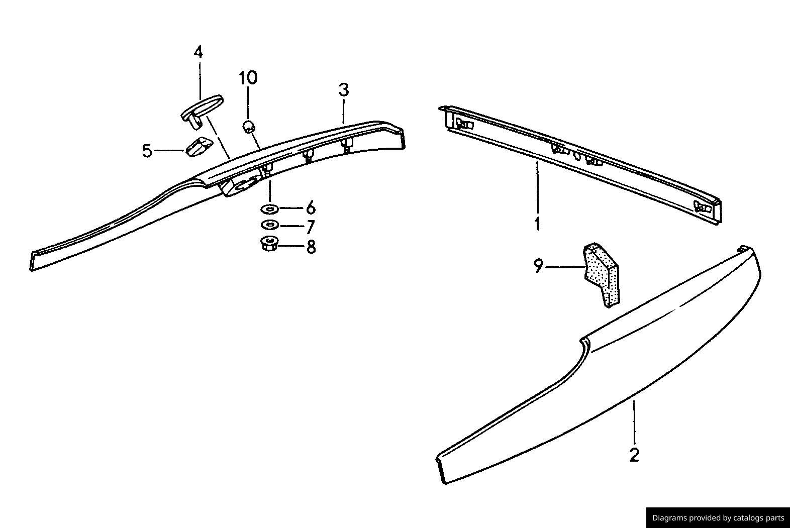 Porsche Side Part 94150362510 - LLLParts