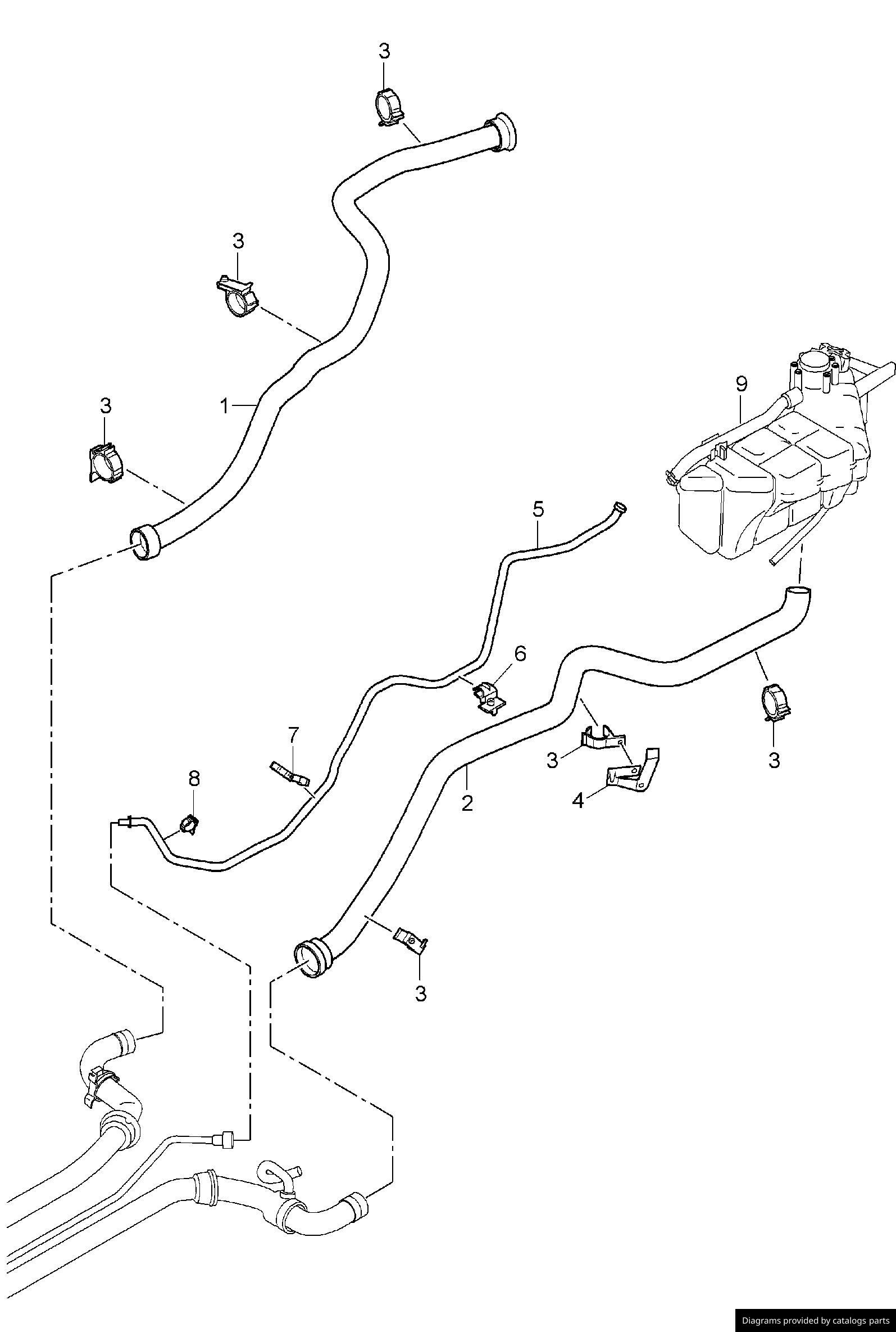 Porsche Coolant Pipe 99710661031 - LLLParts