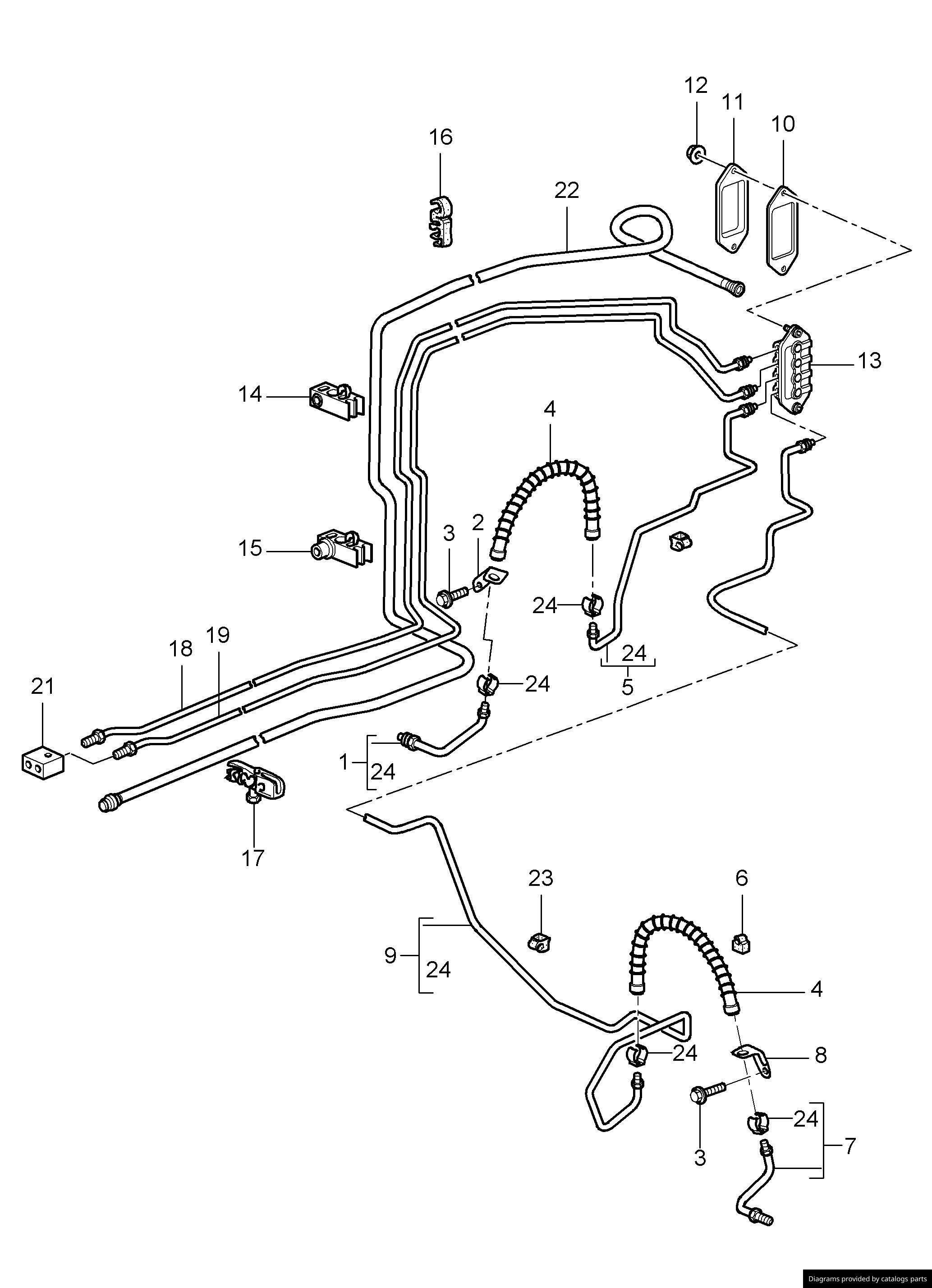 Porsche Vacuum Line 99735557101 - LLLParts