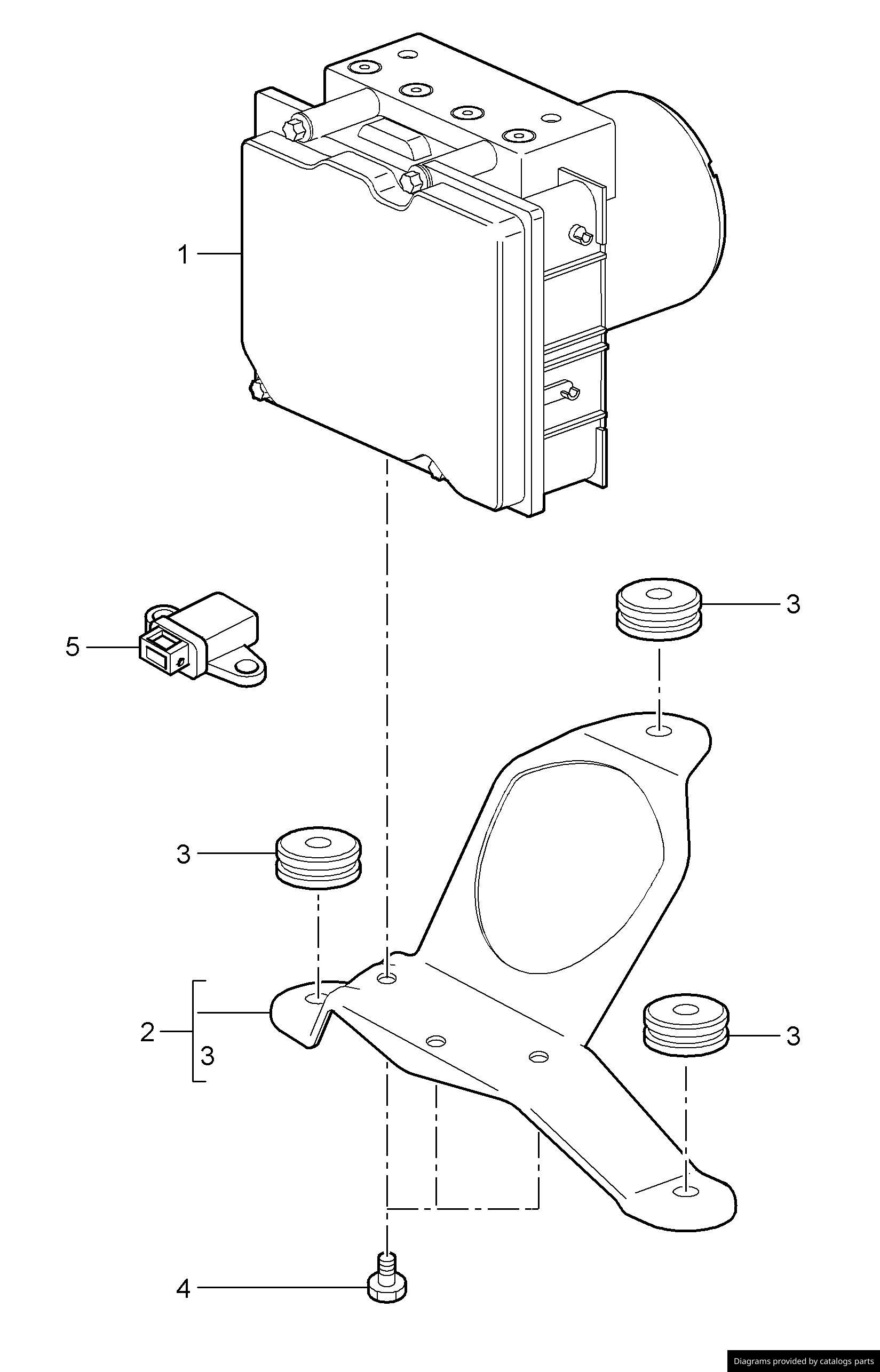 Porsche Hydraulic Unit 98735595505 - LLLParts