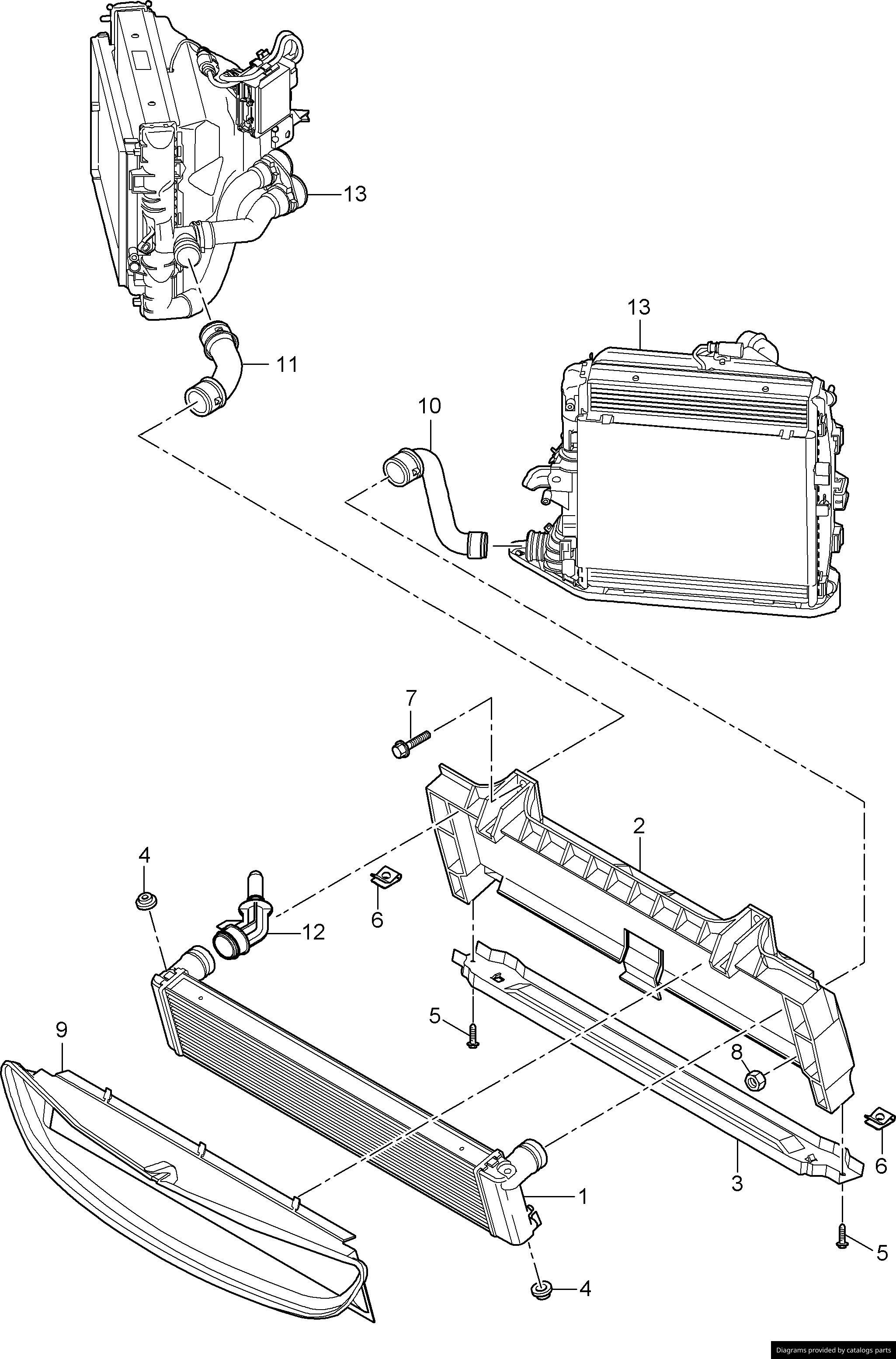 Porsche Air Guide 99757514190 - LLLParts