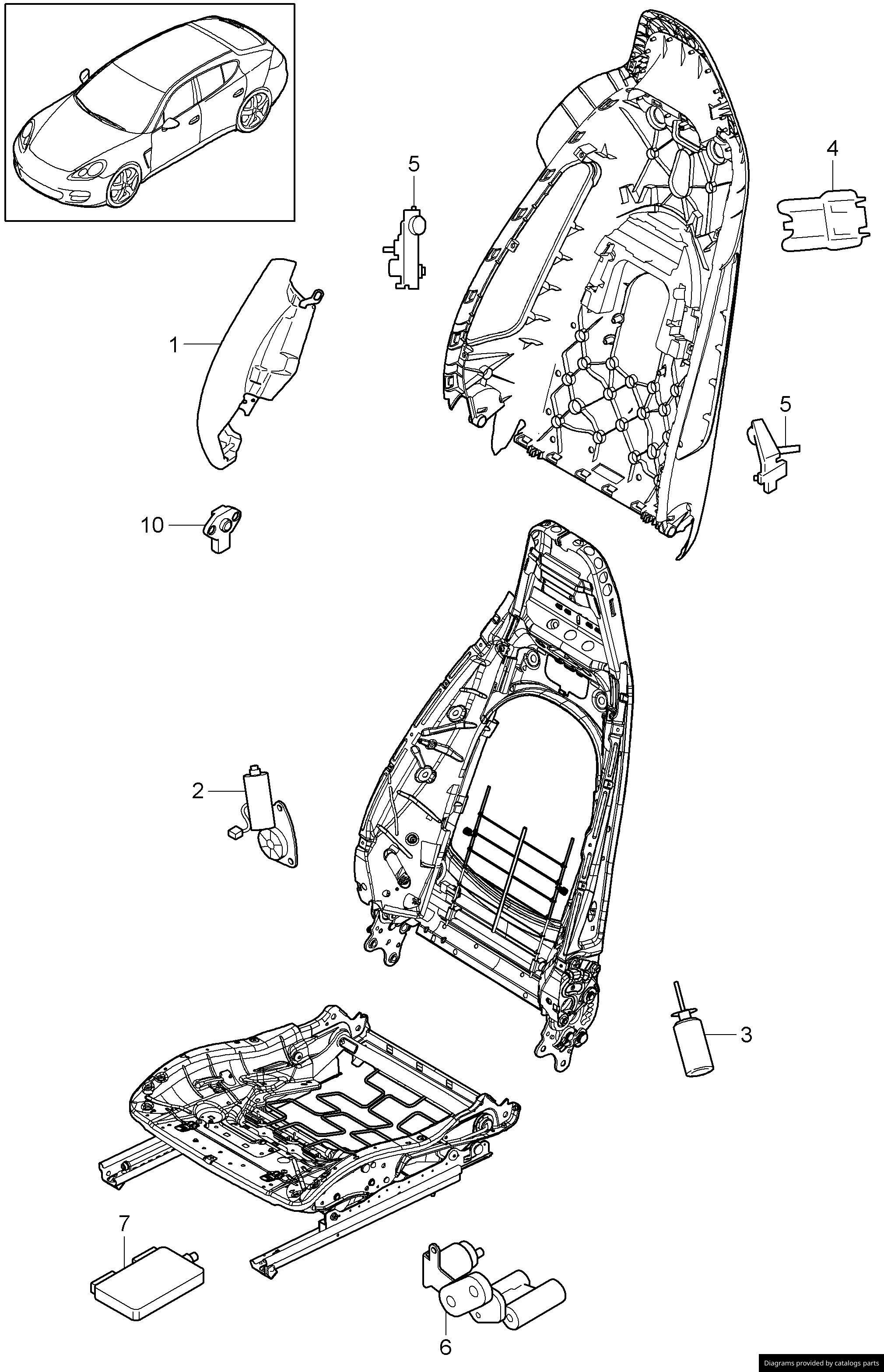 Porsche Sensor Module 97060652100 - LLLParts