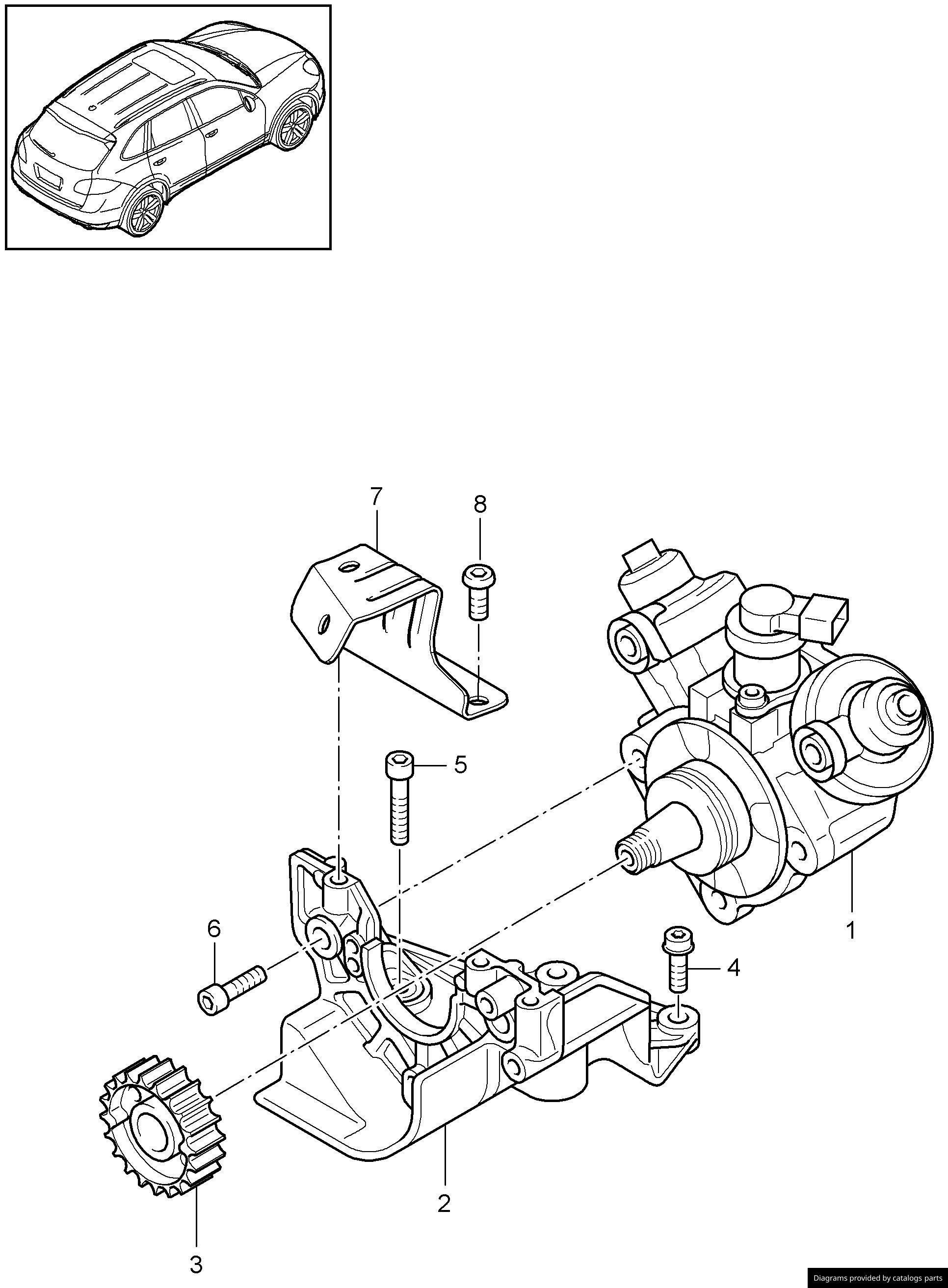 Porsche Console 95811015000 - LLLParts