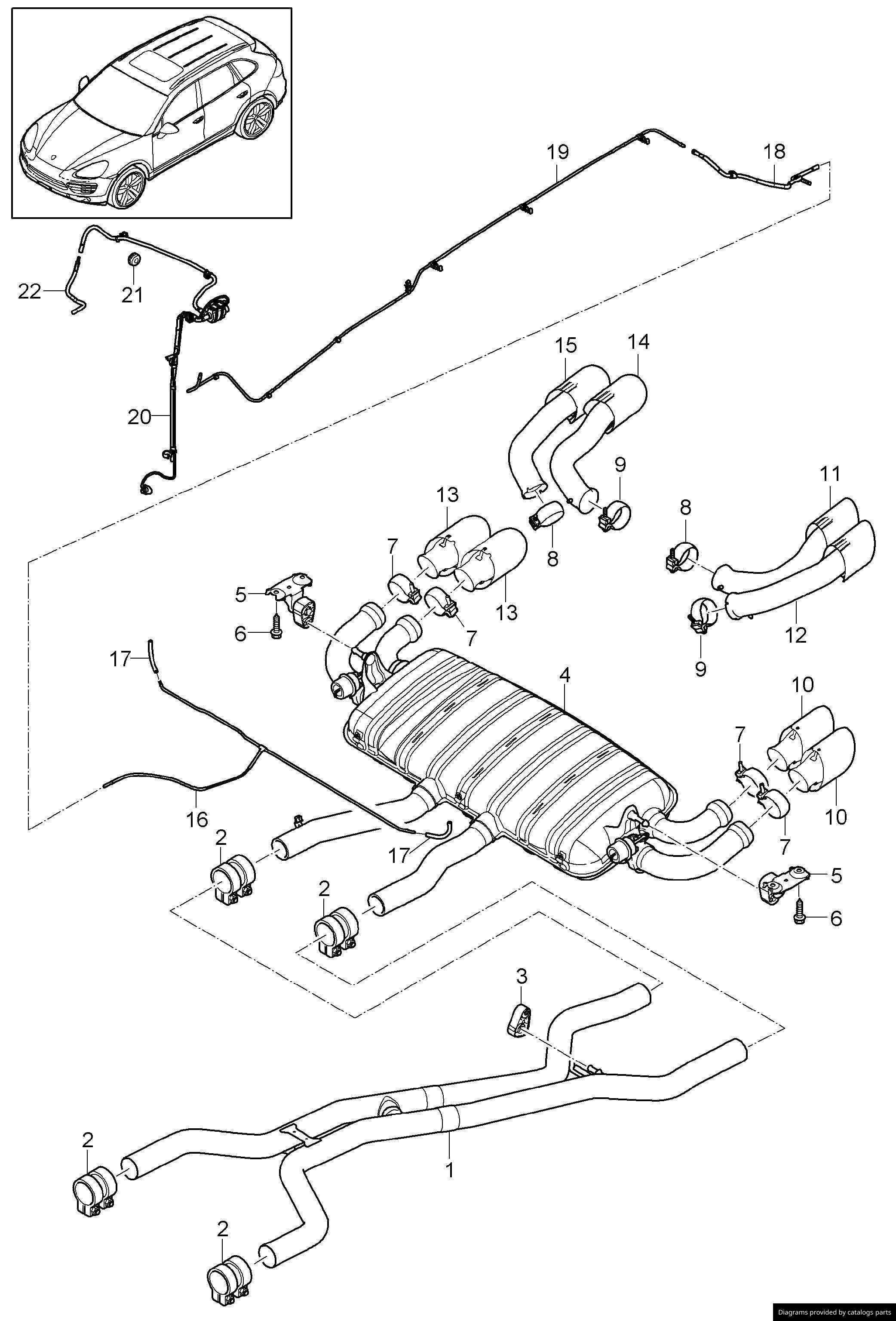 Porsche Vacuum Line 95811116011 - LLLParts
