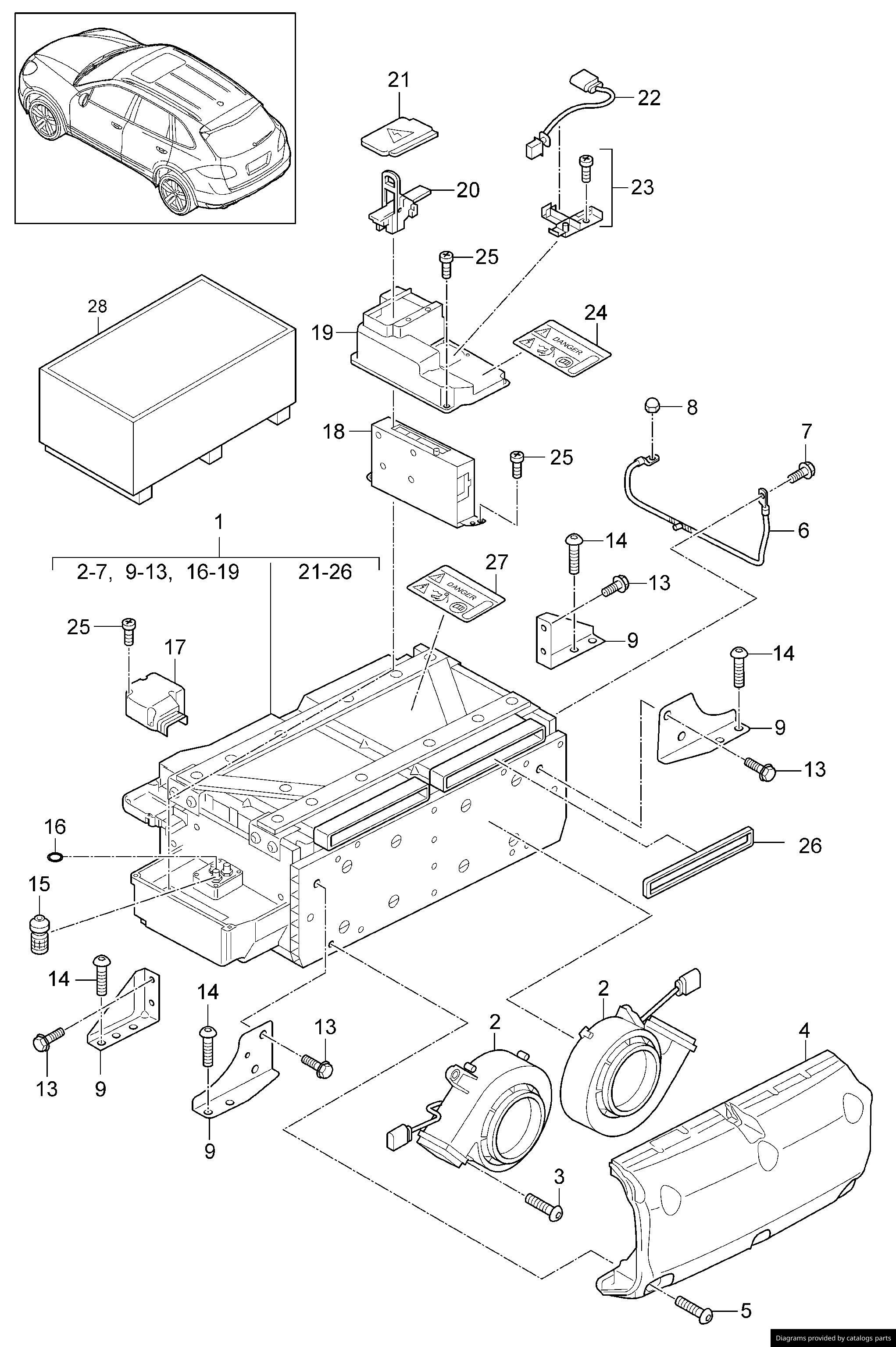 Porsche Earth Line 95861123530 - LLLParts