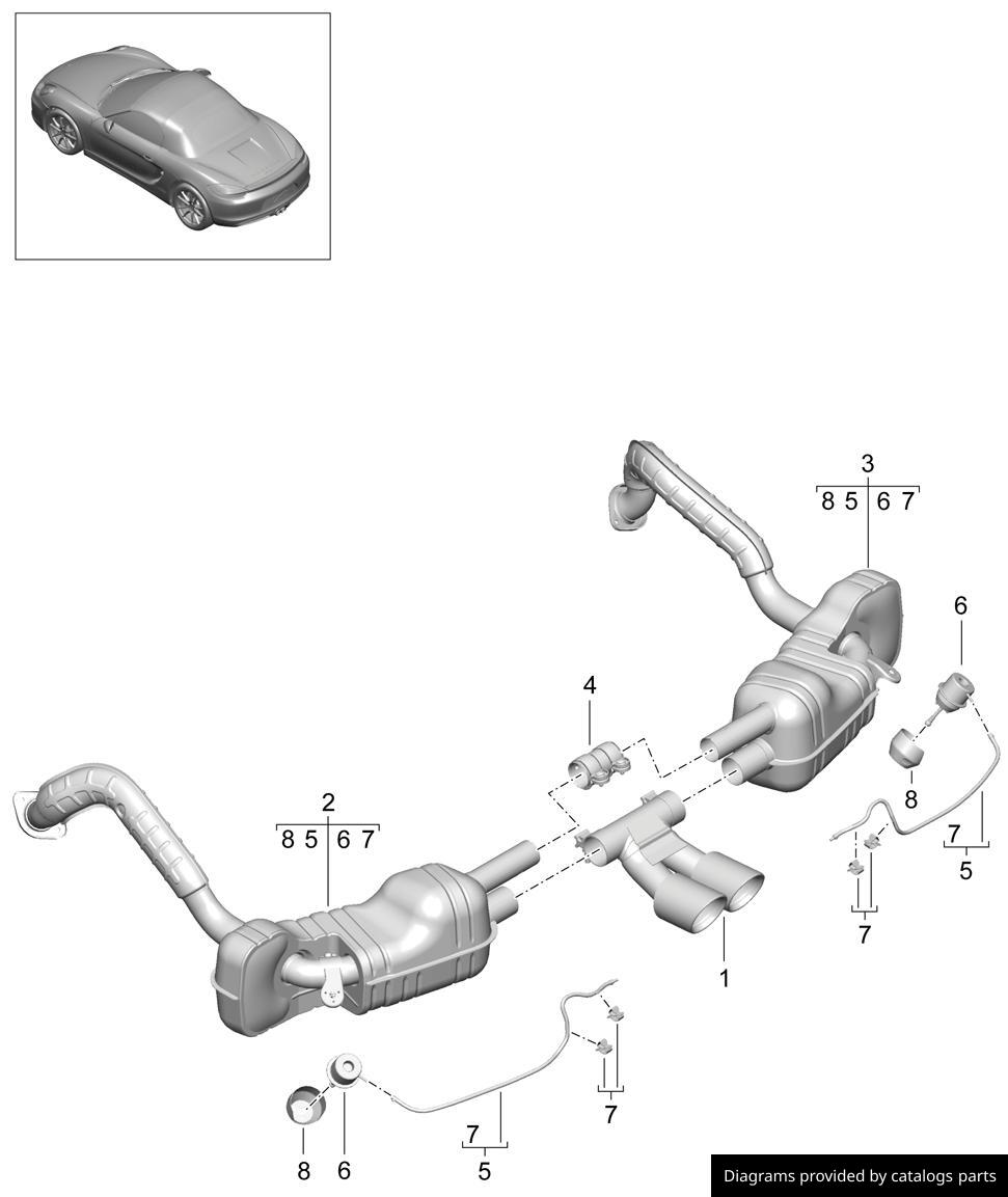 Porsche Vacuum Line 98111104900 - LLLParts
