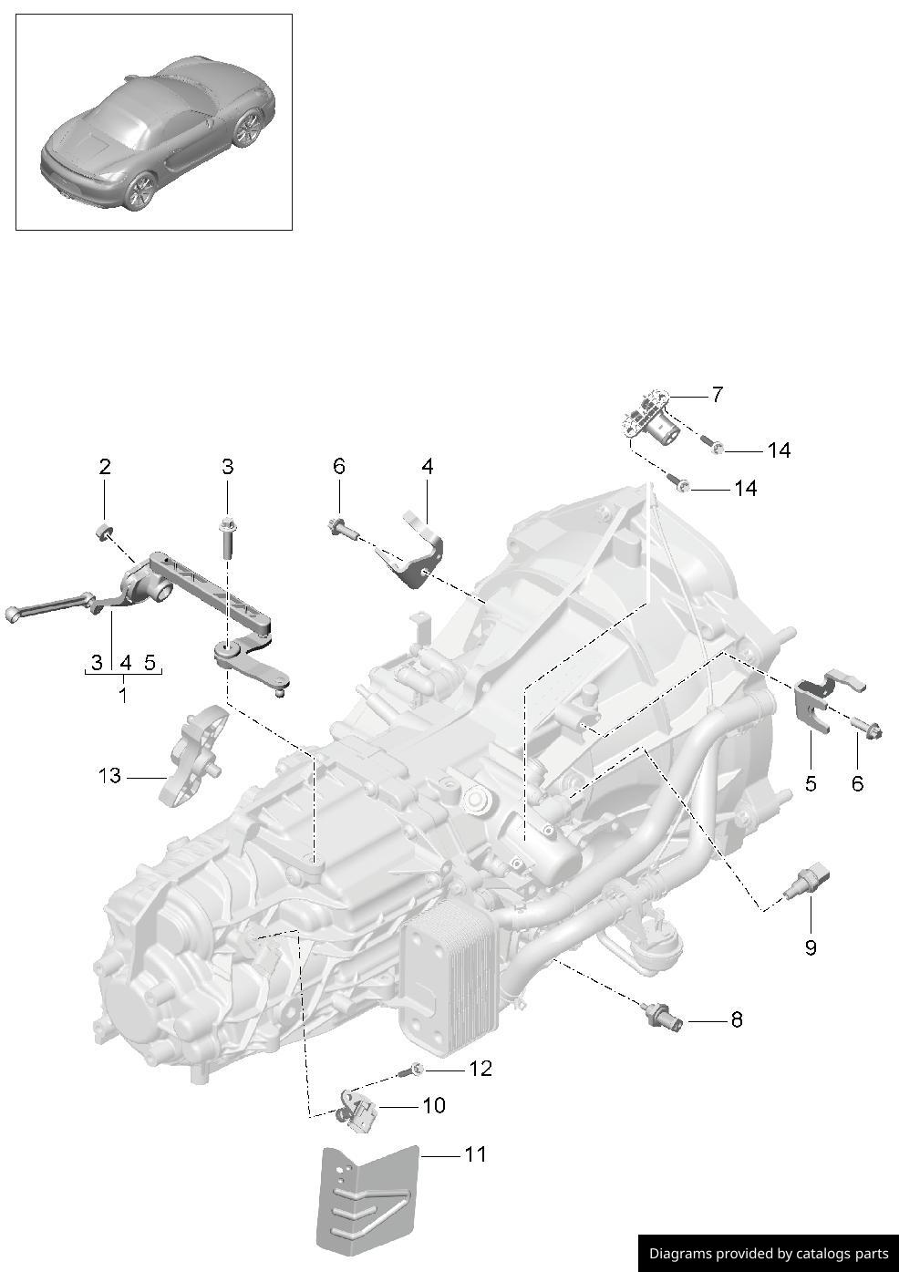 Porsche Heat Insulation 98111127500 - LLLParts