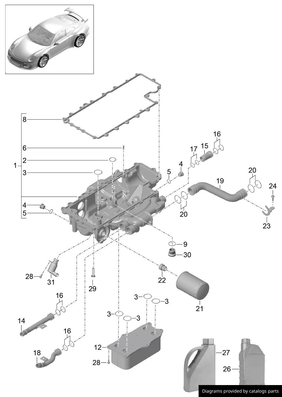 Porsche Water Pipe 9A110662192 - LLLParts
