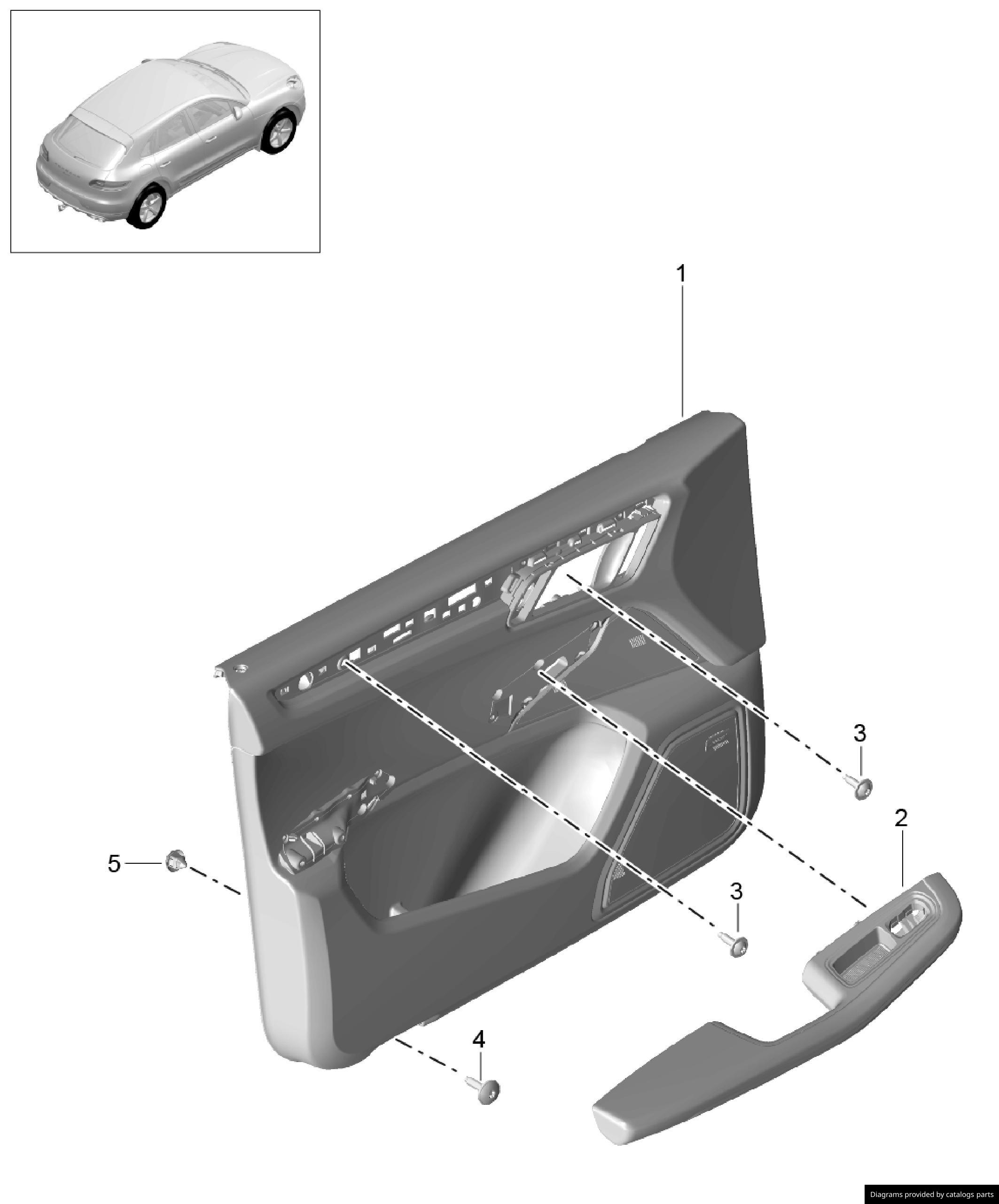 Porsche Luxor Beige 95B867174D7J0 - LLLParts