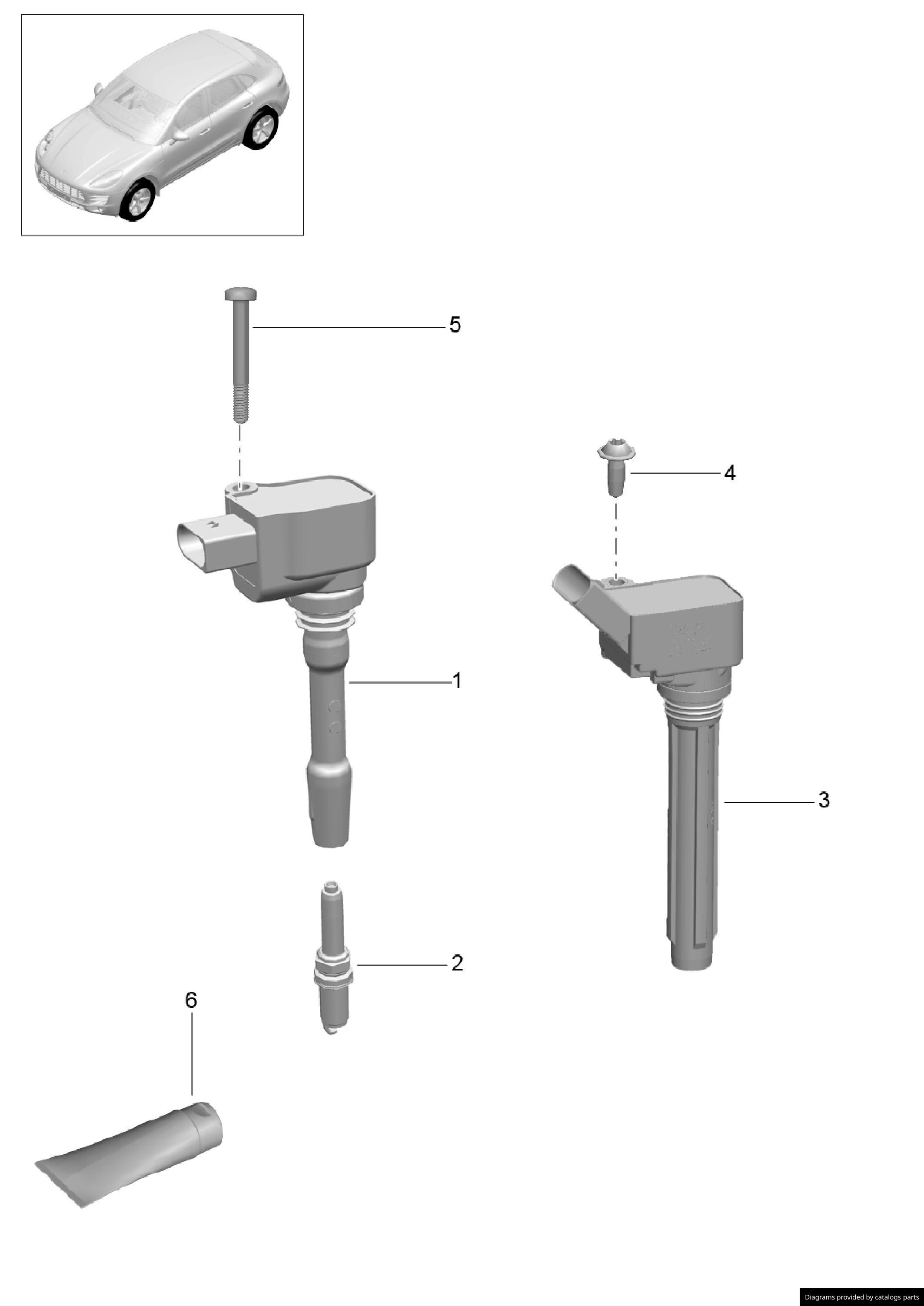 Porsche Spark Plug 95890560100 - LLLParts