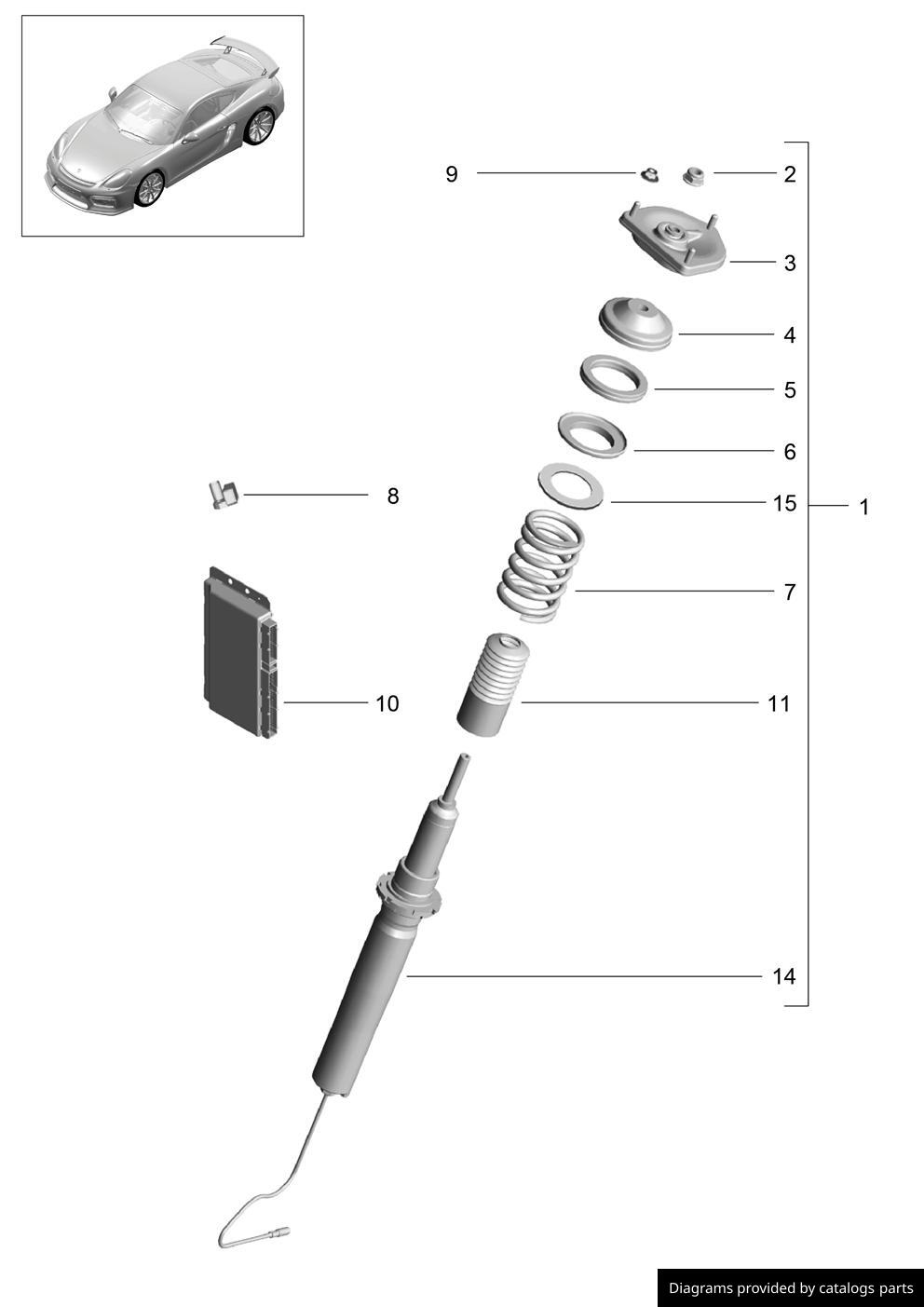 Porsche Control Unit 99161845014 - LLLParts
