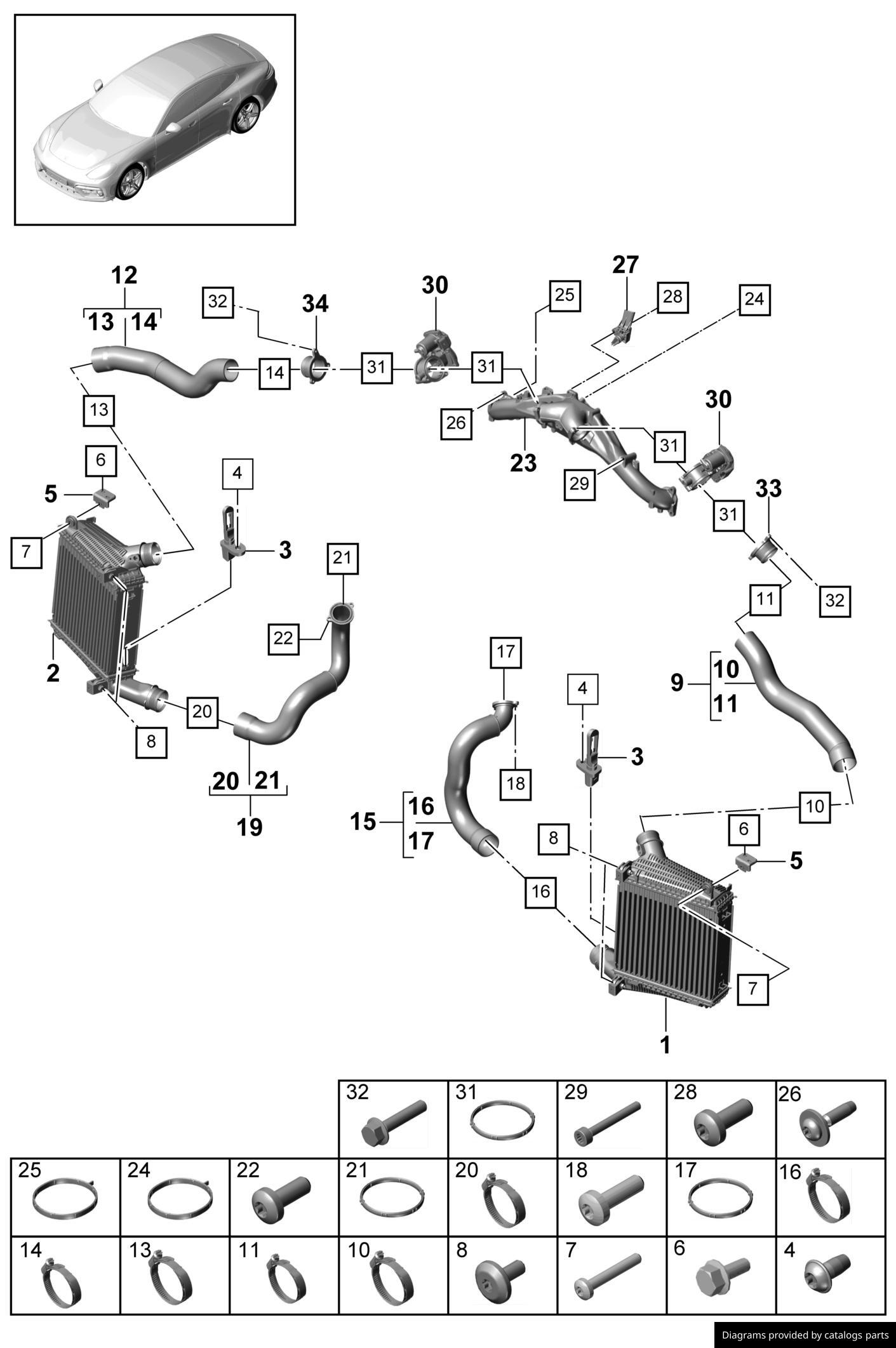 Porsche Intake Air Distributor 9A714577000 - LLLParts