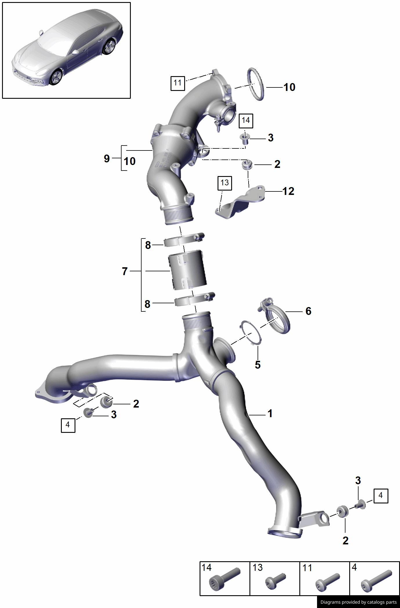 Porsche Mounting 9A713188700 - LLLParts