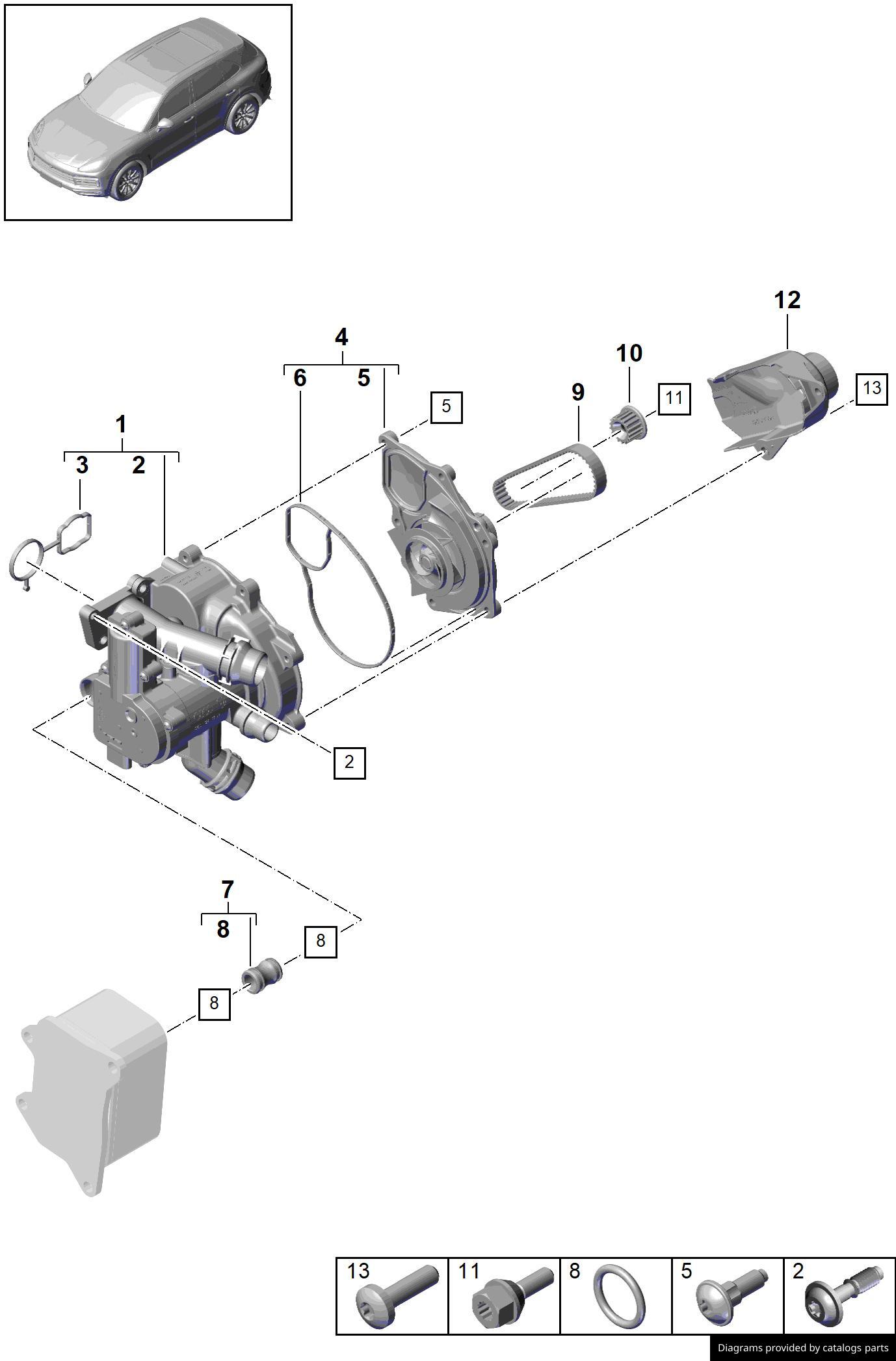 Porsche Toothed Belt PAC121605A - LLLParts