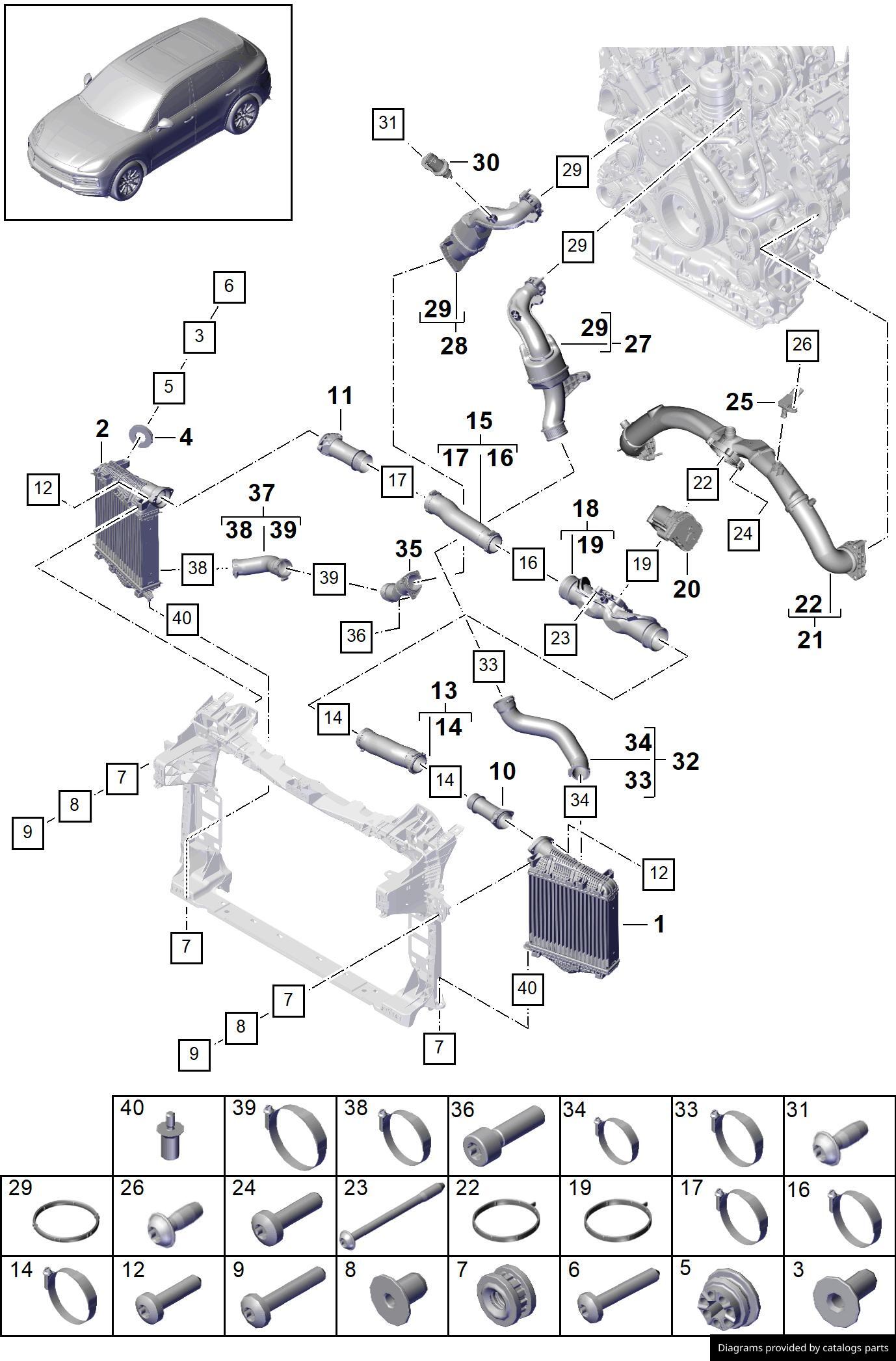 Porsche Pressure Pipe PAB14567310 - LLLParts