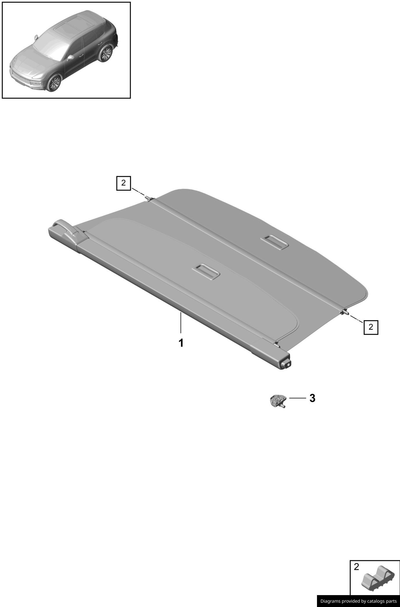 Porsche Black 9Y3867778A1E0 - LLLParts