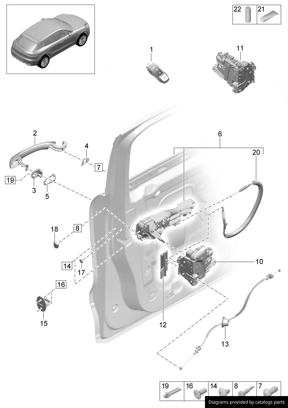 Porsche Underlay 95B837278A - LLLParts