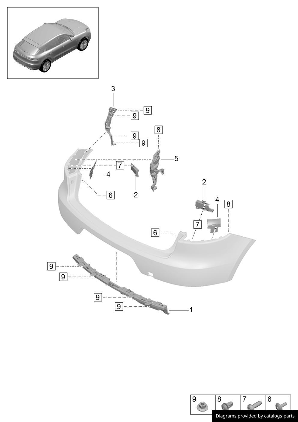 Porsche Bracket 95B807571B - LLLParts