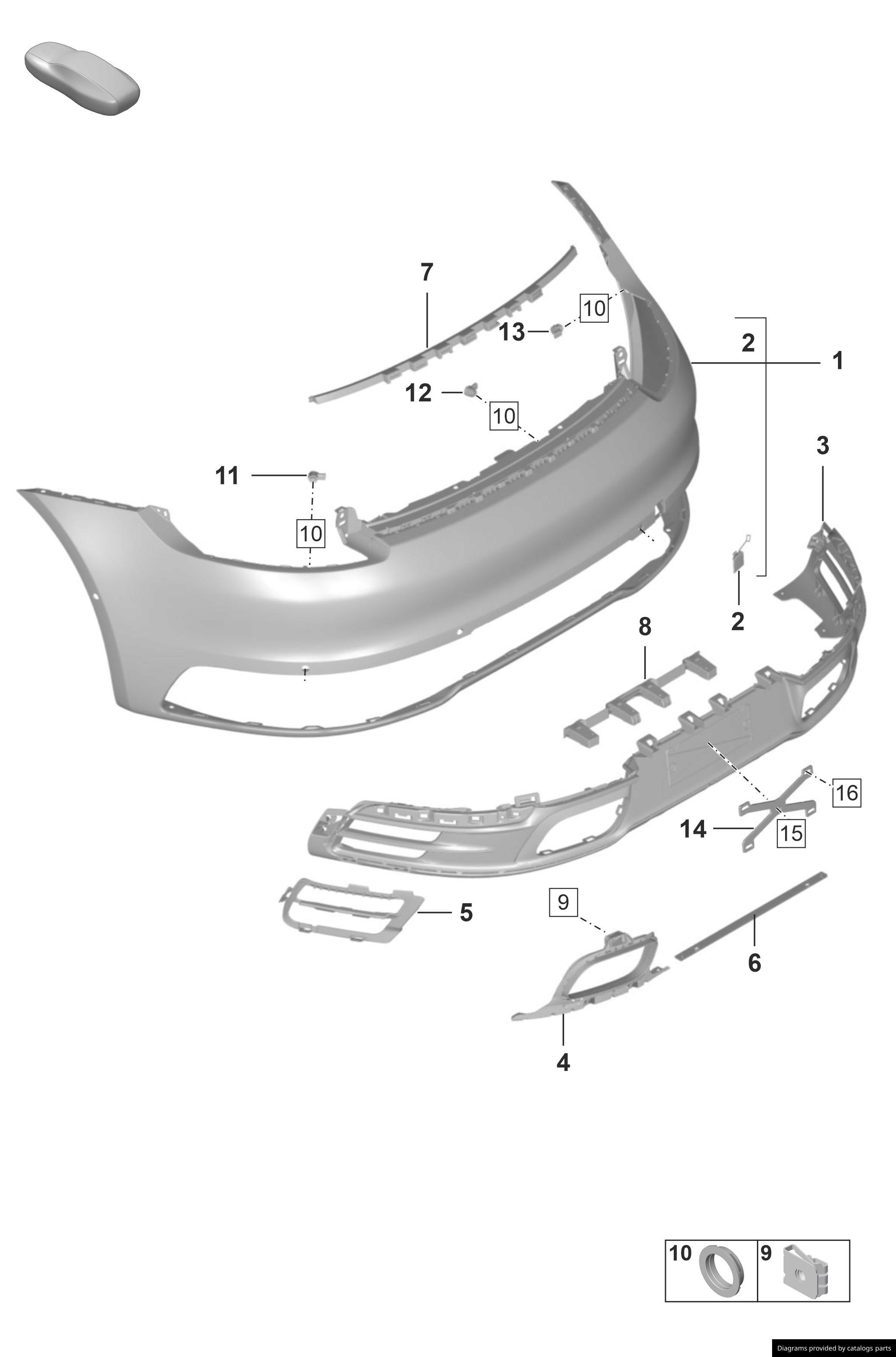 Porsche Matt Black 992807983COK1 - LLLParts