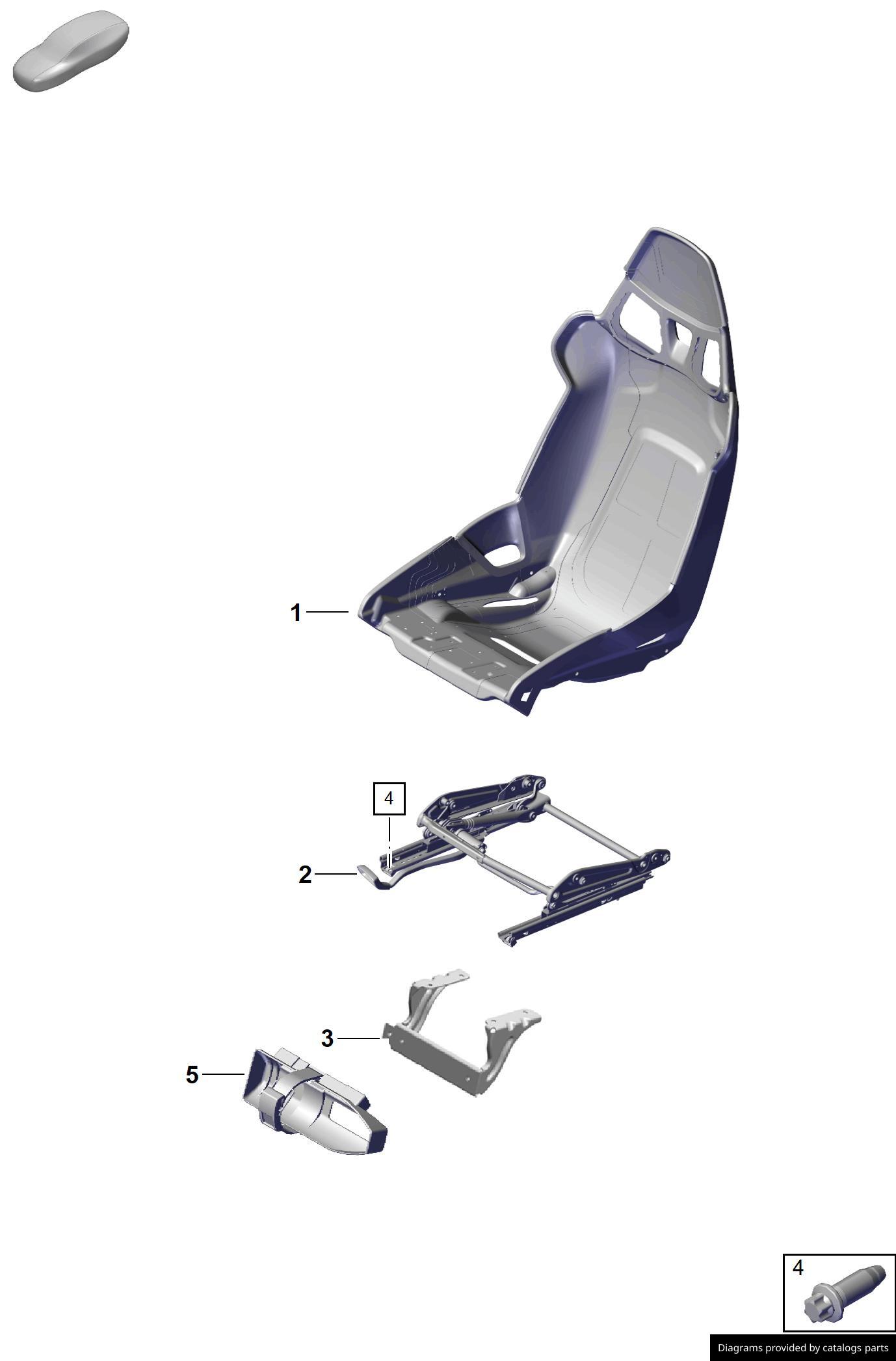 Porsche Holder For Fire Extinguisher PAB860985 - LLLParts