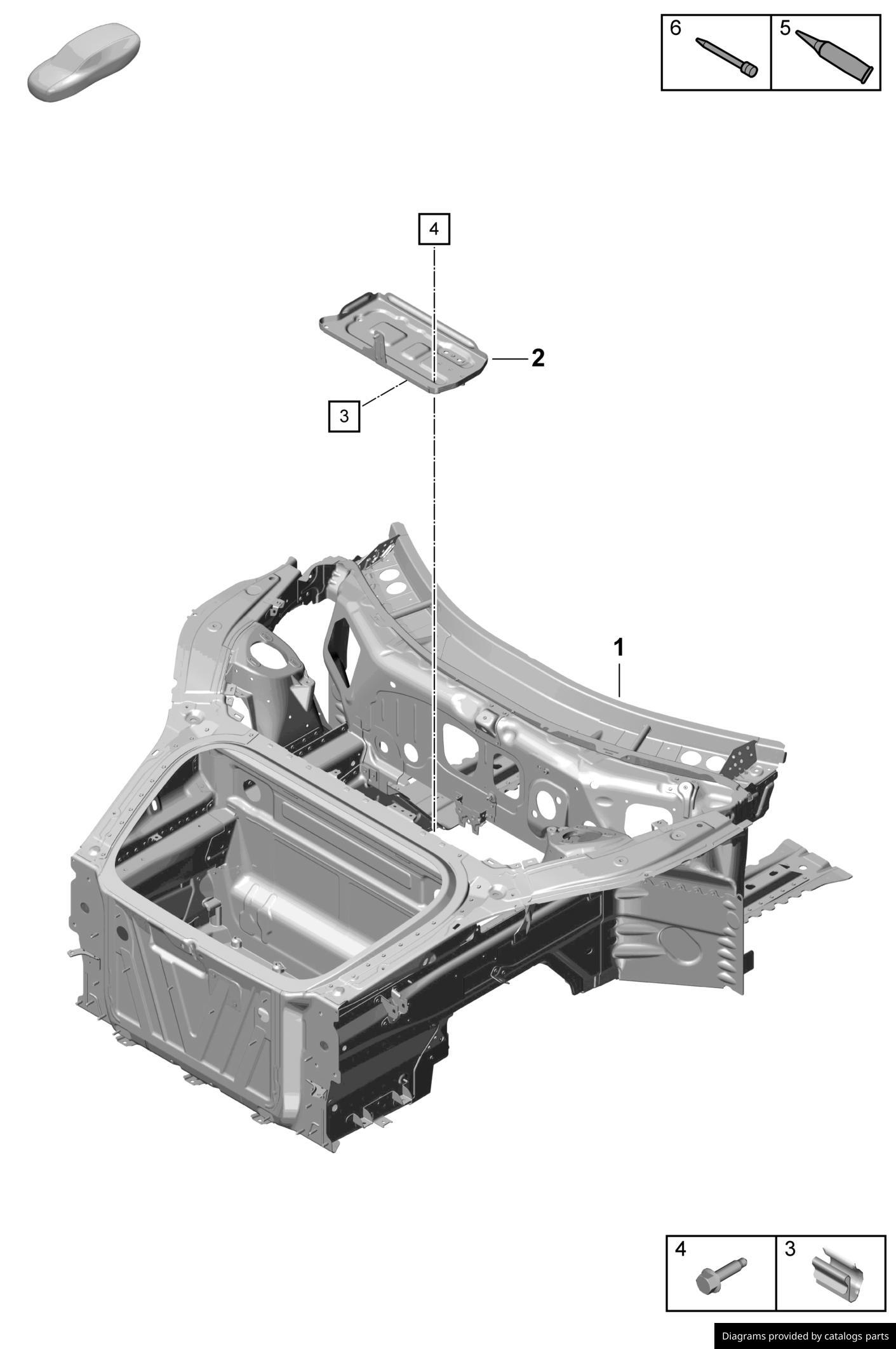 Porsche Battery Console 9P1804825 - LLLParts