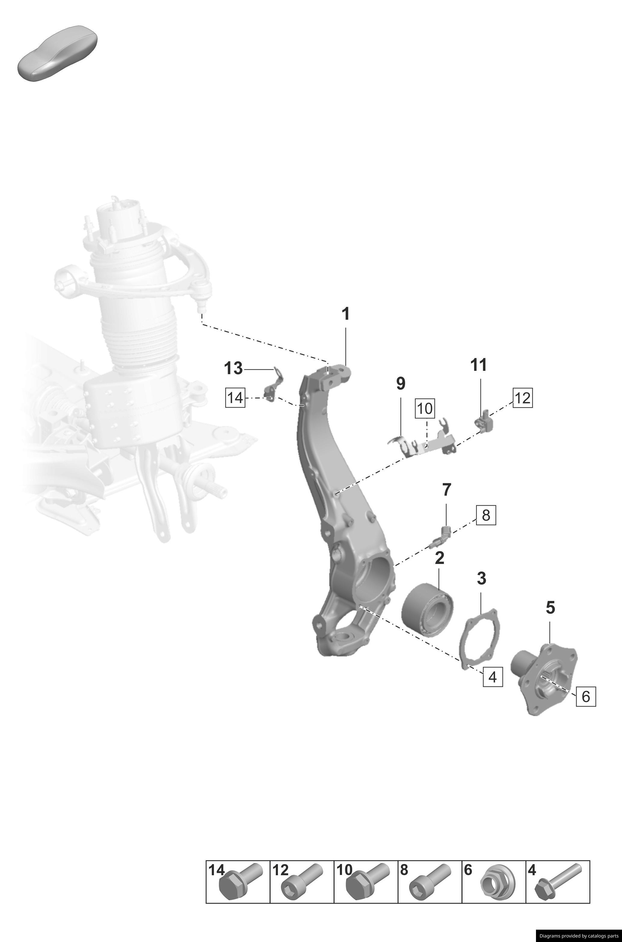 Porsche Cable Holder 9J1971003 - LLLParts