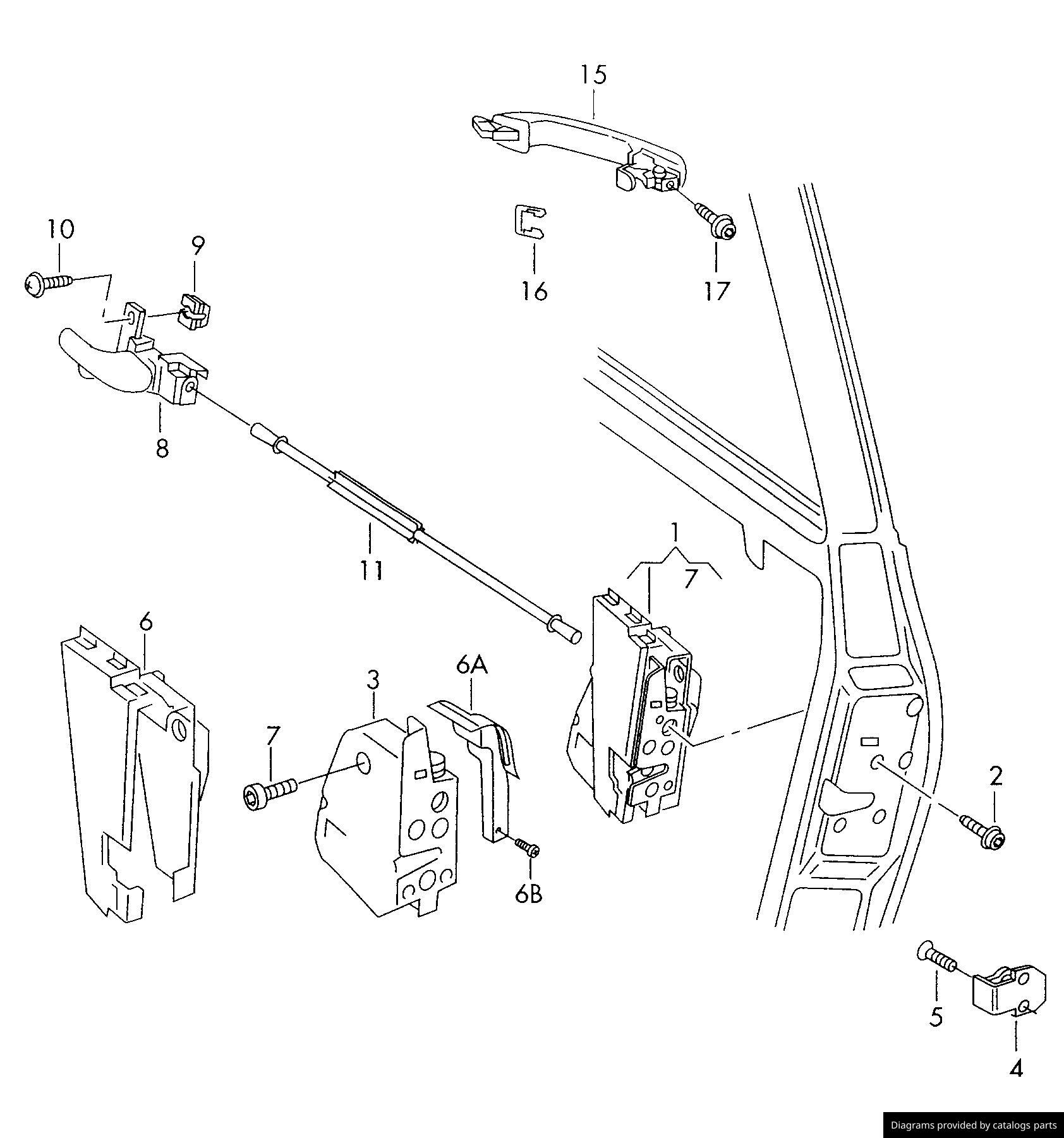 Volkswagen / Seat Bowden Cable 7M0839085 - LLLParts