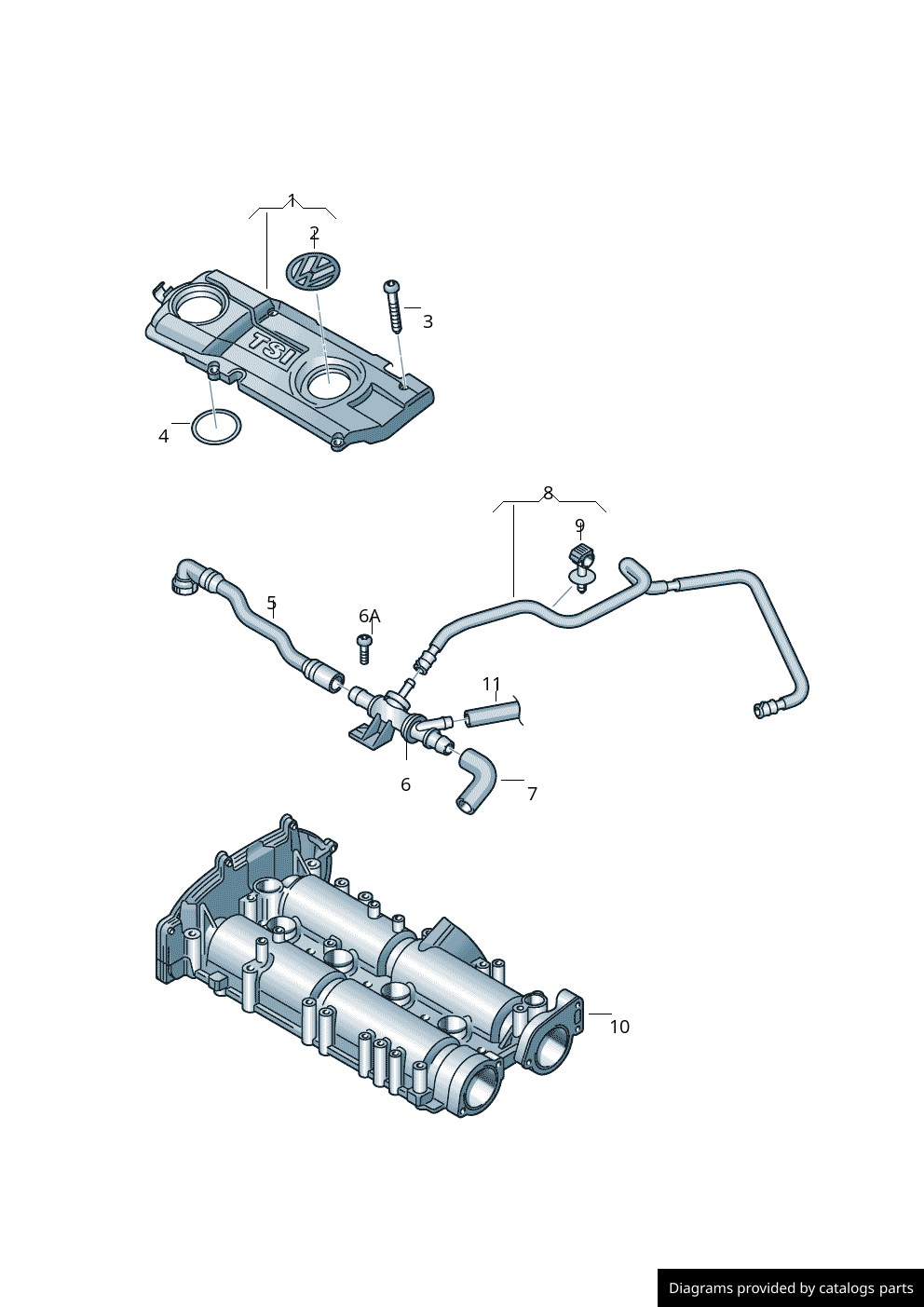 Volkswagen / Audi / Seat Valve 03C103175F - LLLParts