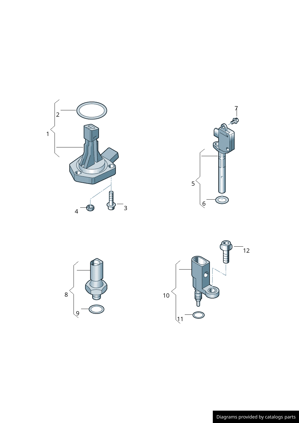 Volkswagen / Audi / Seat Oil Level Sensor 03C907660AA - LLLParts