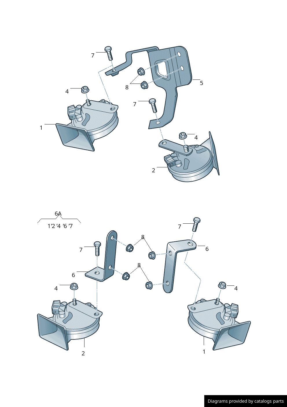 Porsche / Volkswagen / Audi / Seat / Skoda Socket Head Collared Bolt ...