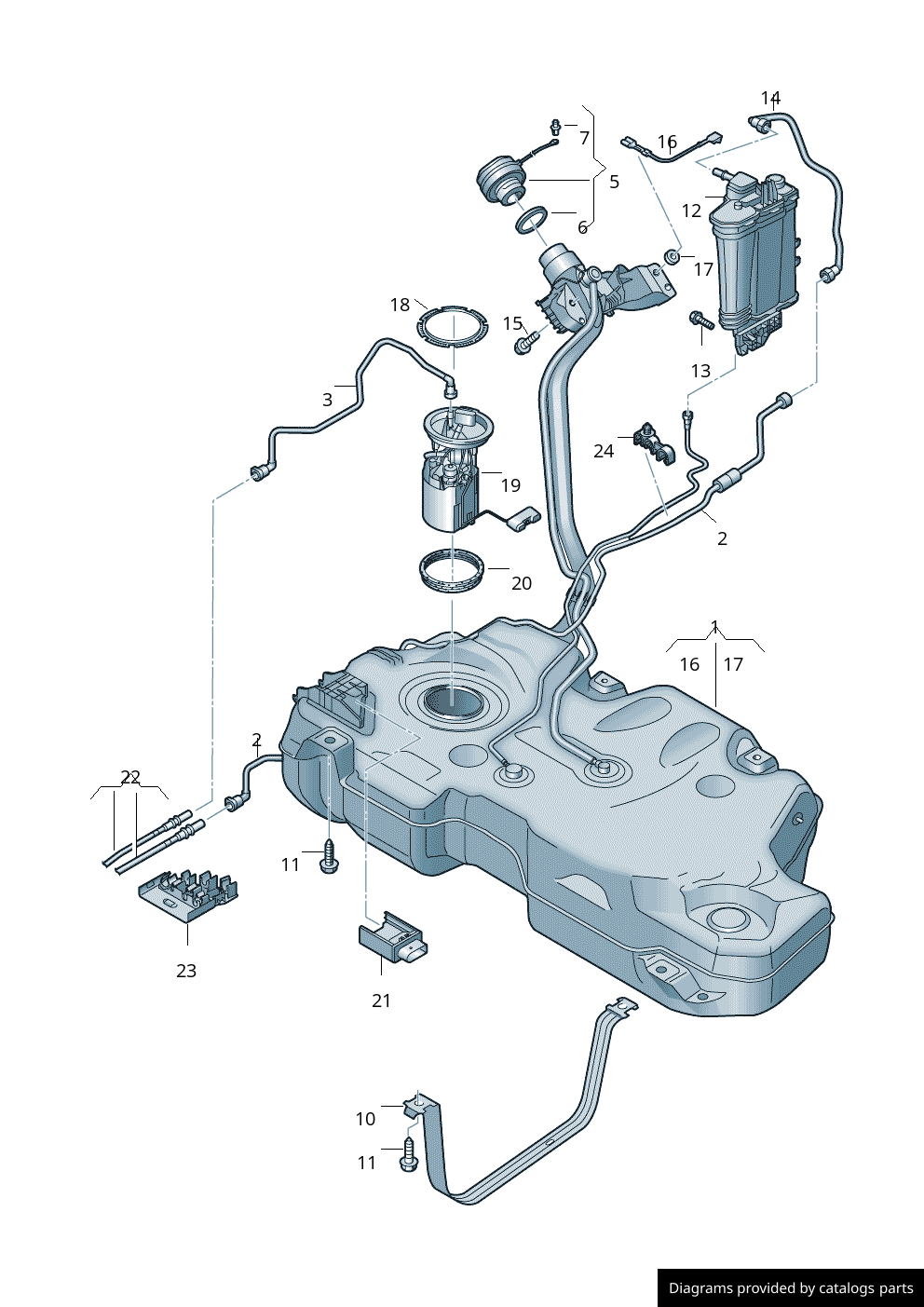 Volkswagen / Audi / Seat / Skoda Activated Charcoal Container ...