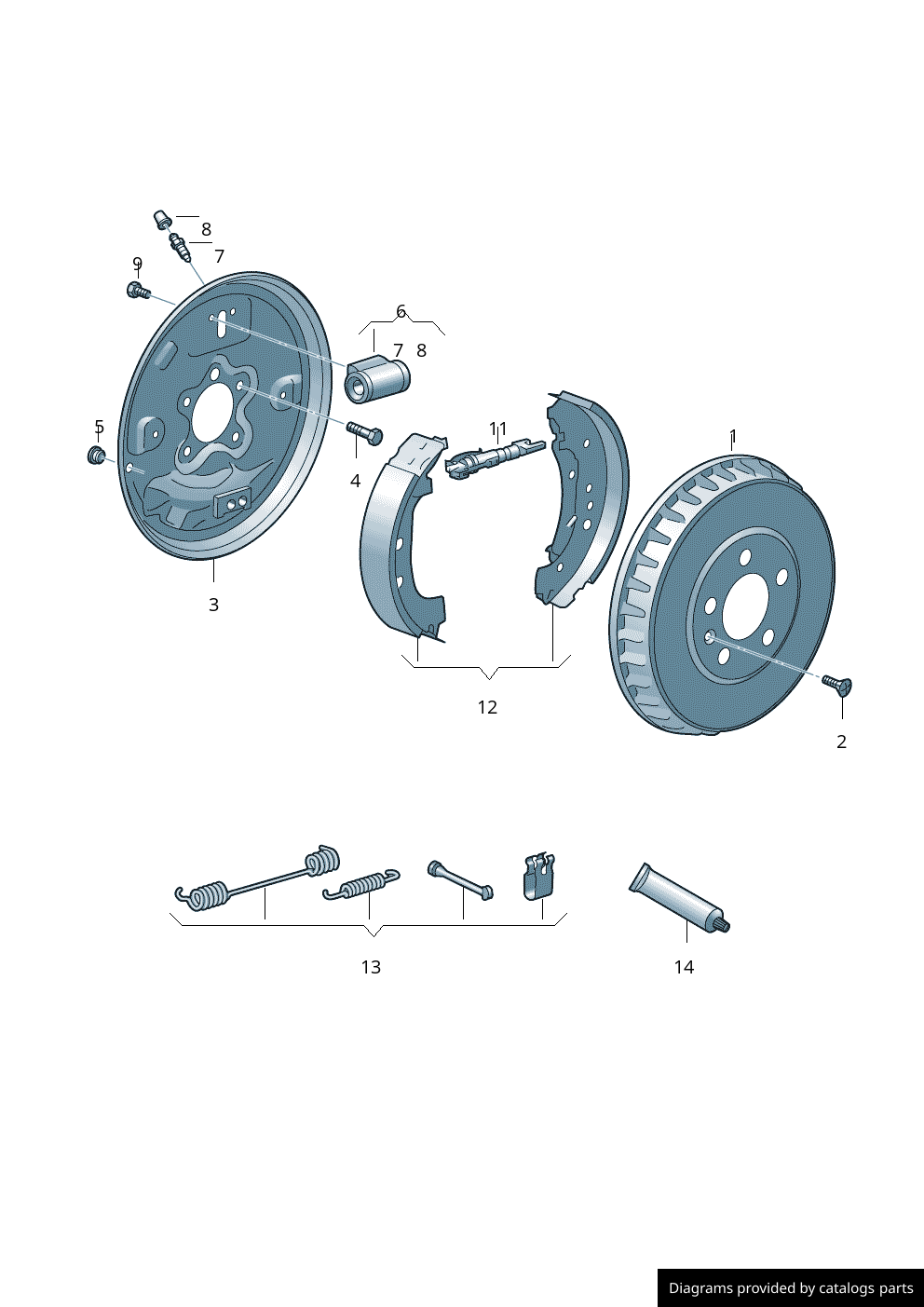 Volkswagen / Audi / Seat / Skoda Repair Set 6R0698135 - LLLParts