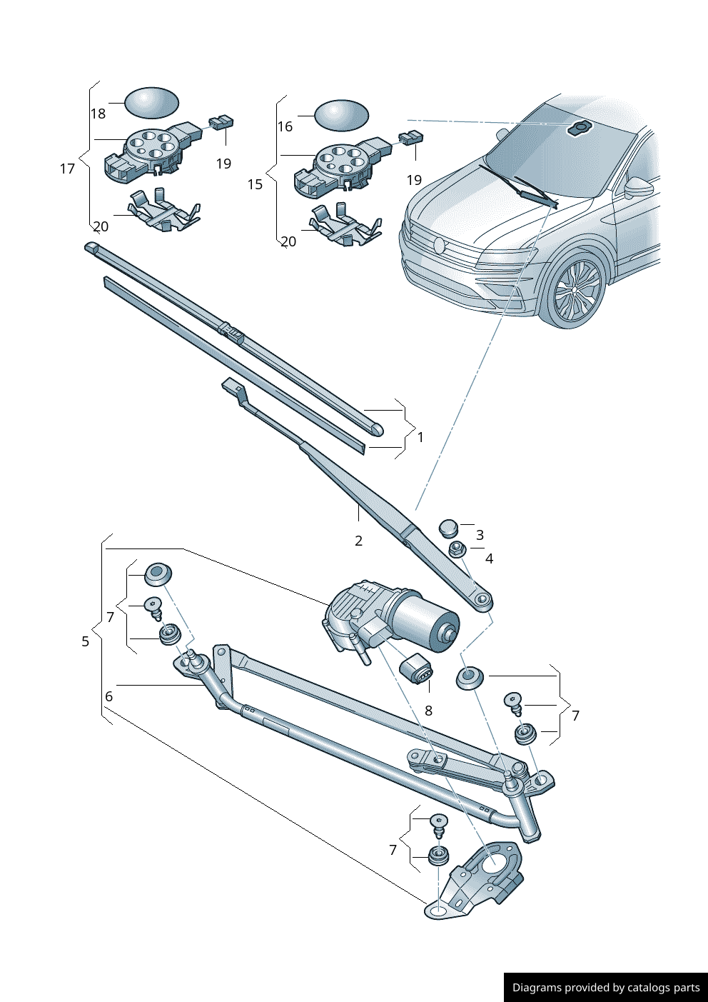 Skoda Aero Wiper Arm 566955409 - LLLParts
