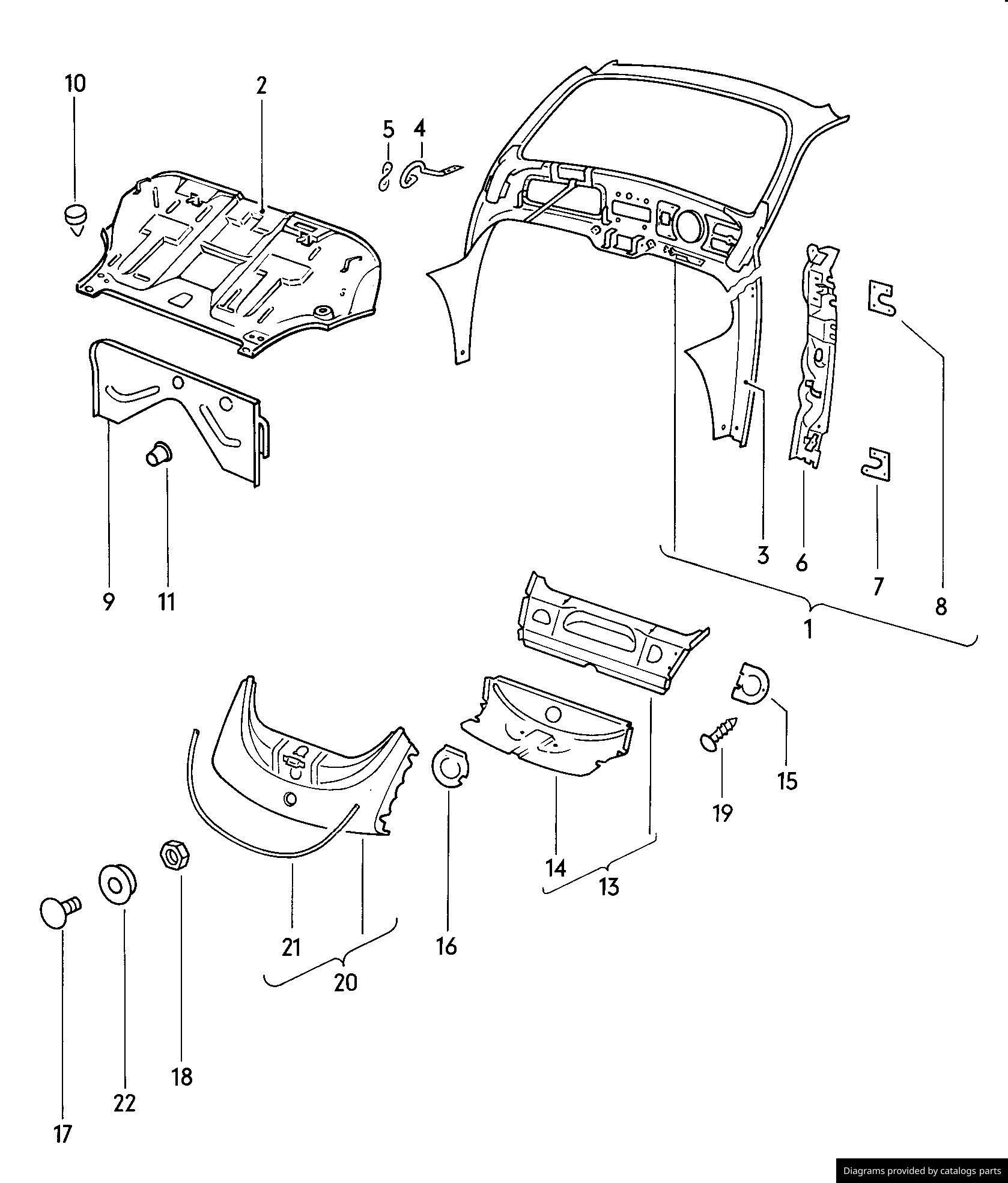 Volkswagen Boot Liner 113805077AT - LLLParts