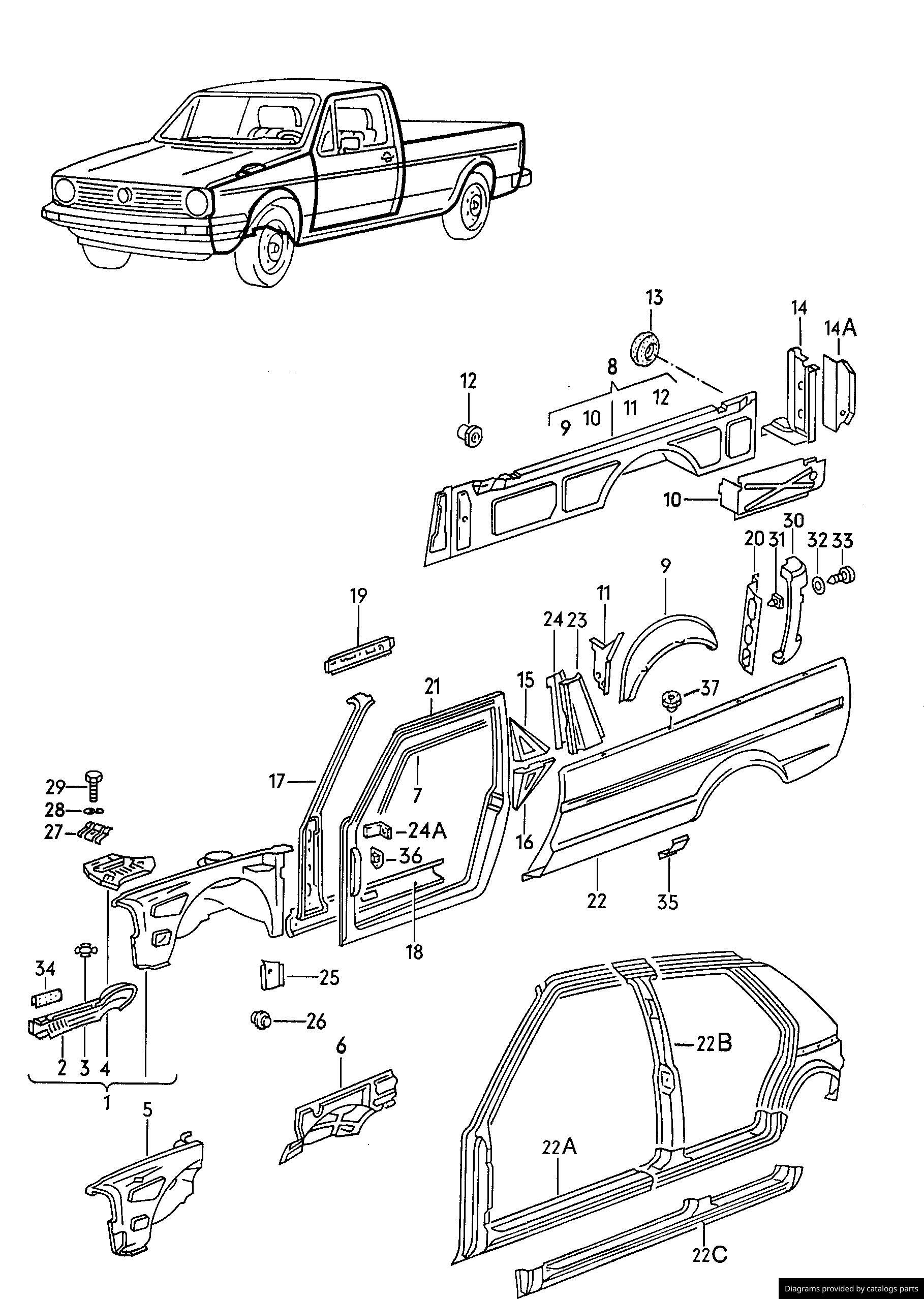 Volkswagen Reinforcement For Wheel Hsg 155810111 - LLLParts