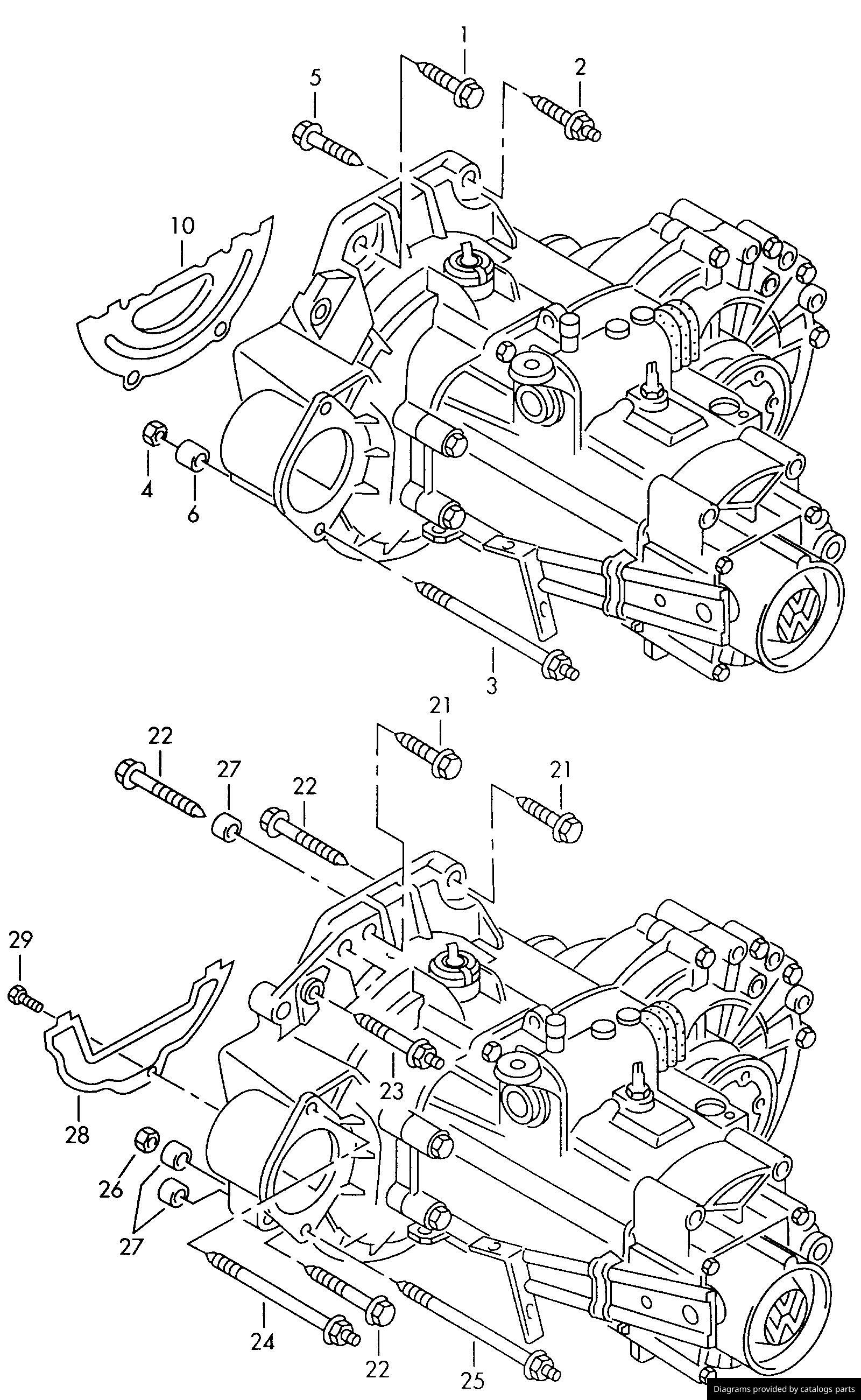 Volkswagen Hex Collared Bolt N91124301 - LLLParts