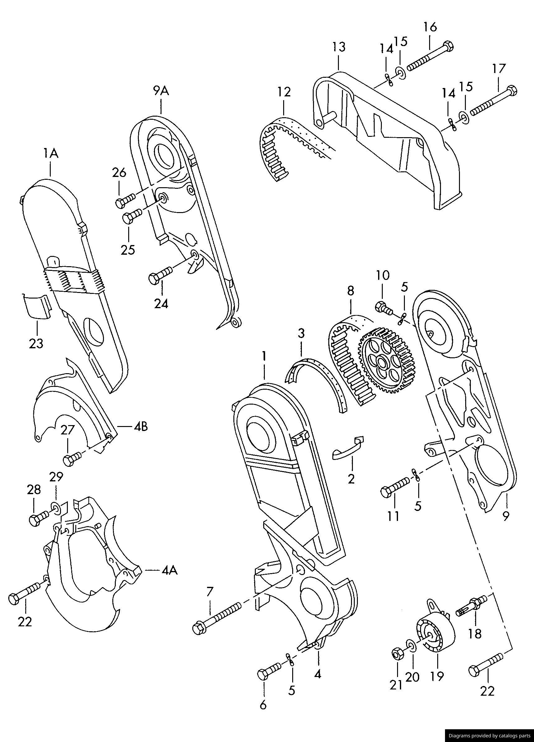 Volkswagen Tensioning Roller 074109243E - LLLParts