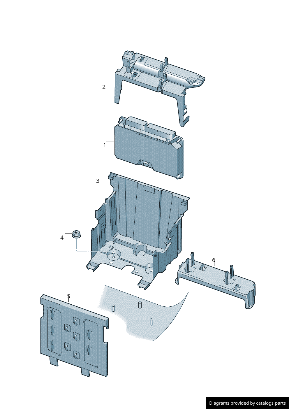 Volkswagen Control Unit For Diesel Engine 3D0907401J - LLLParts