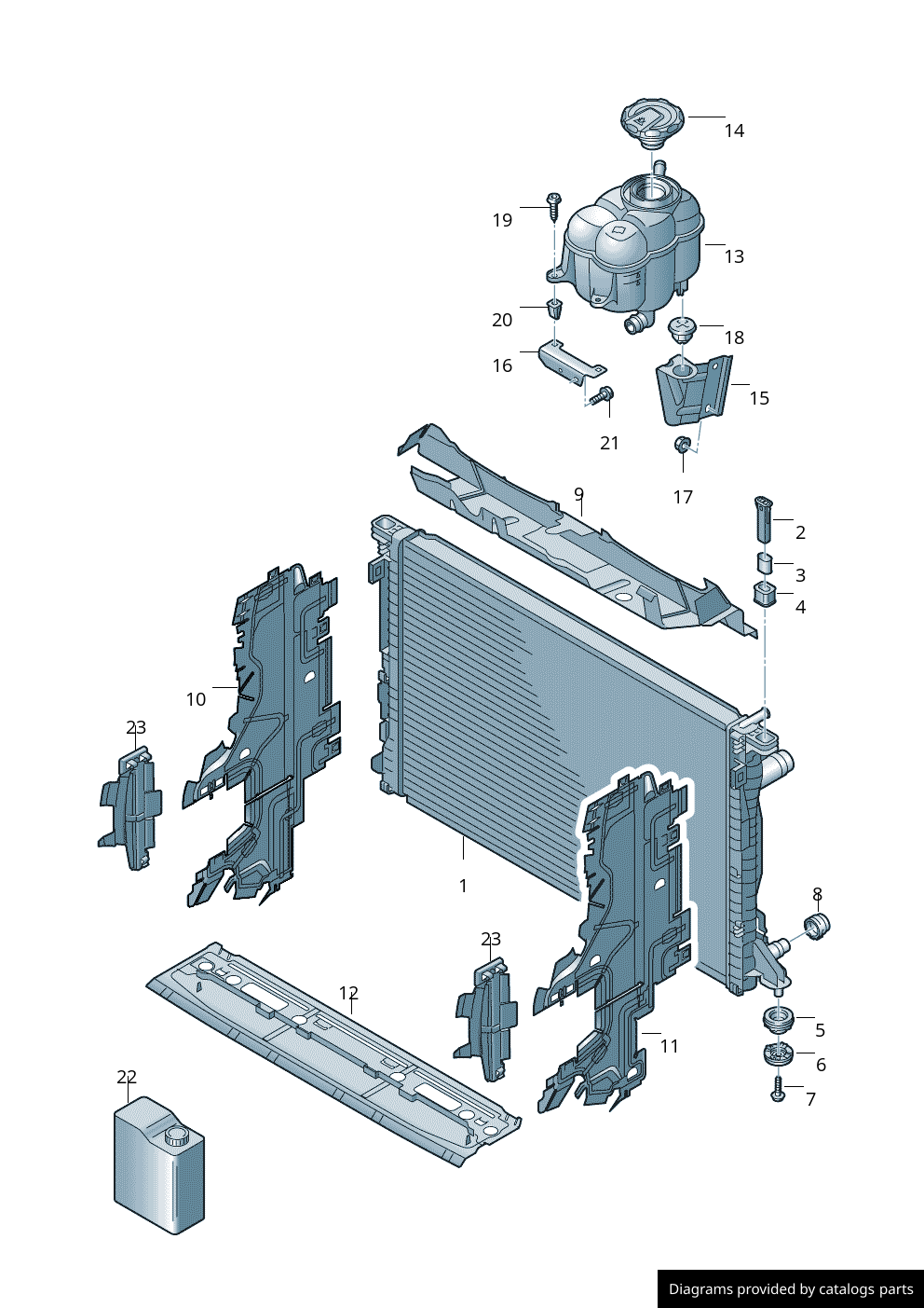 Volkswagen Air Guide 760121287 - LLLParts