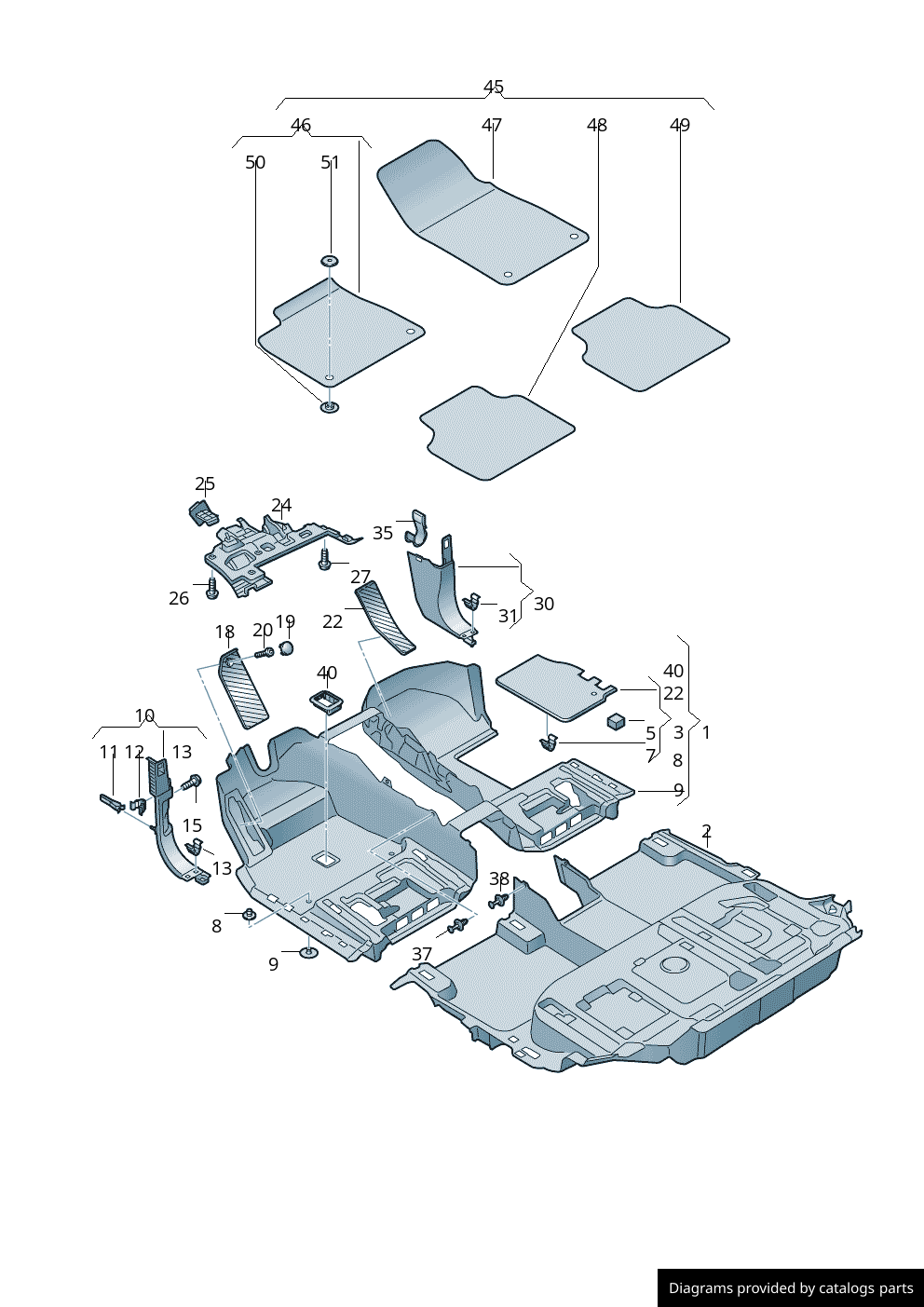 Volkswagen Mistral (Grey) 7628634843HS - LLLParts