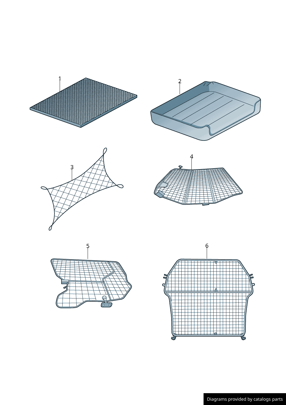 Volkswagen Grid Partition 7H0017221 - LLLParts