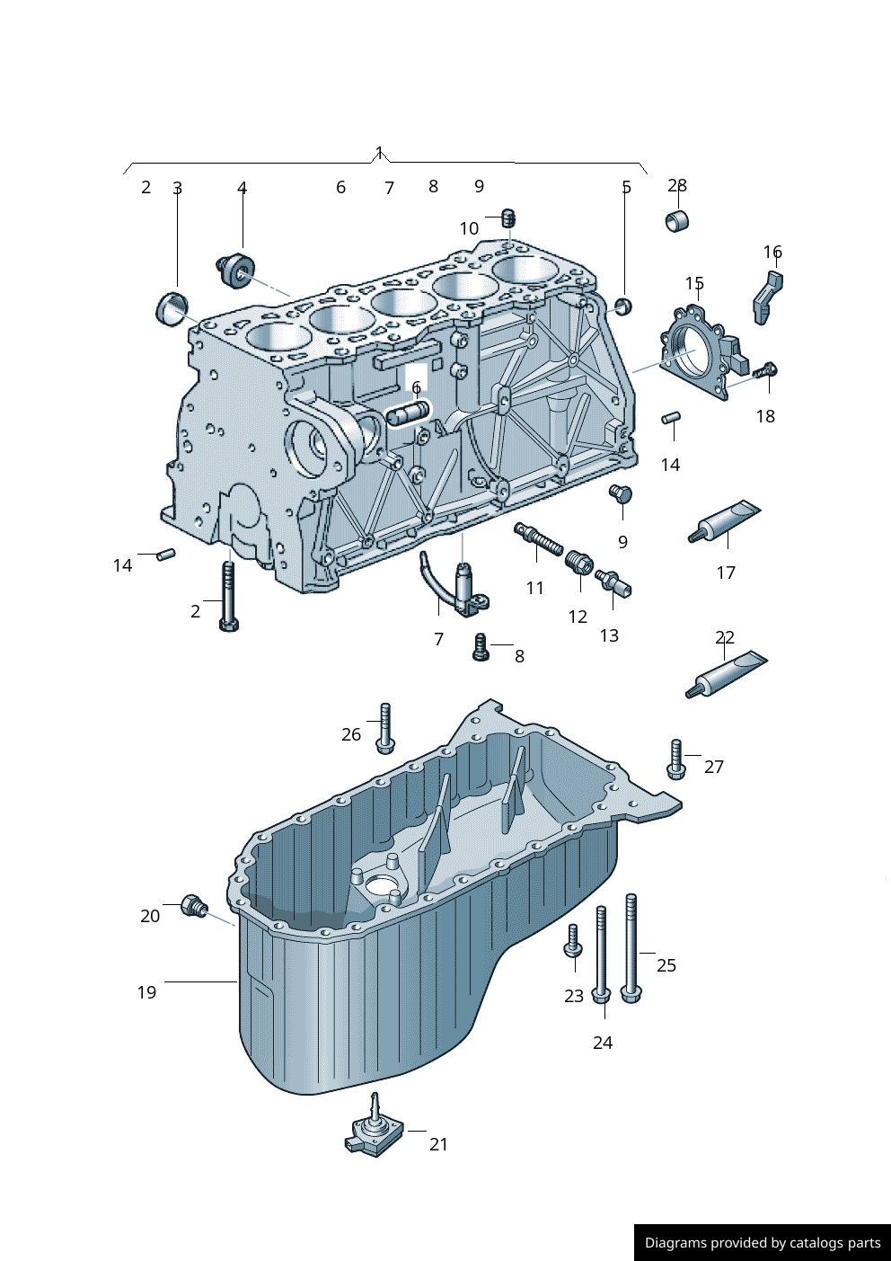 Volkswagen Sealing Flange With SealingRing And Trigger Wheel 076103171 ...