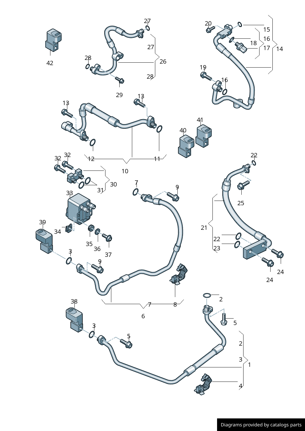 Volkswagen Refrigerant Line 7LE816018 - LLLParts