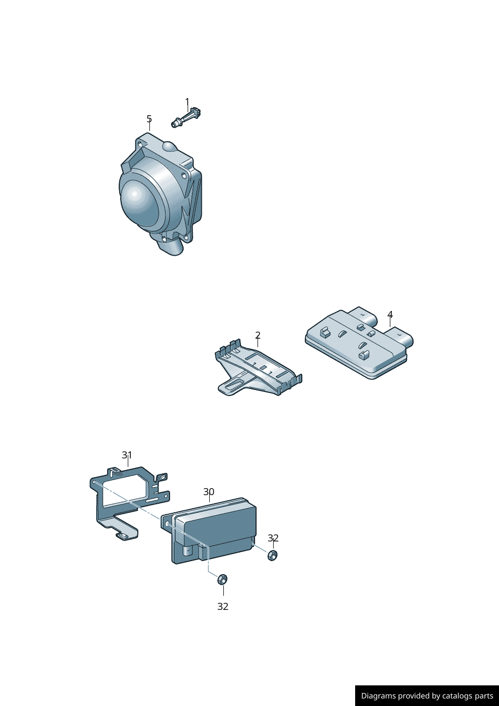 Volkswagen Bracket 3D0907179C - LLLParts