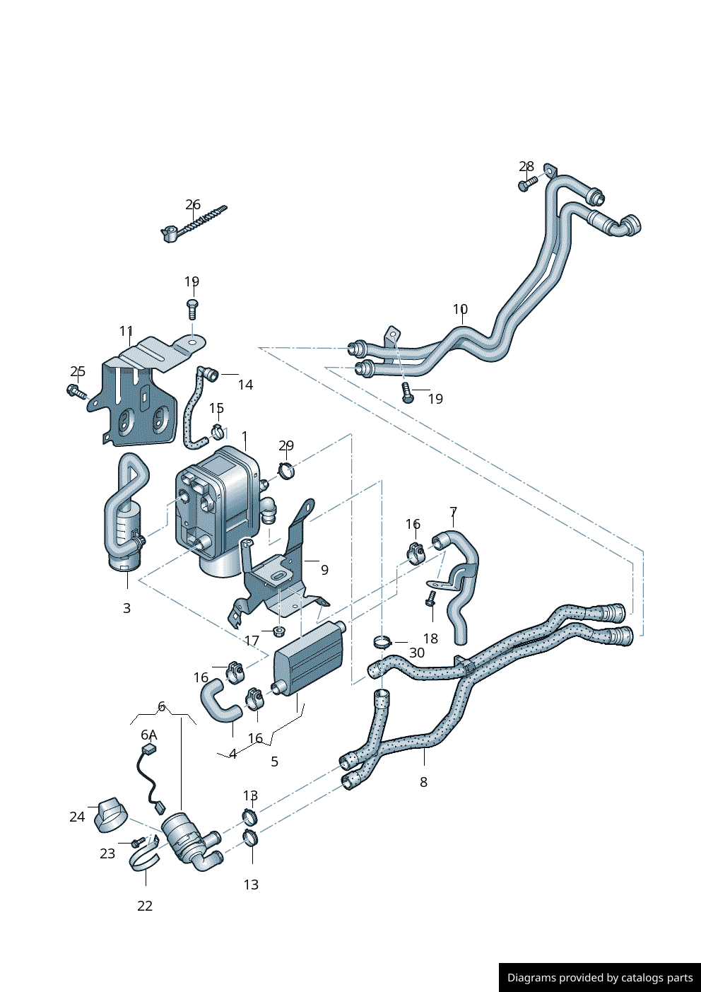 Volkswagen Coolant Pipe 5N0815097 - LLLParts