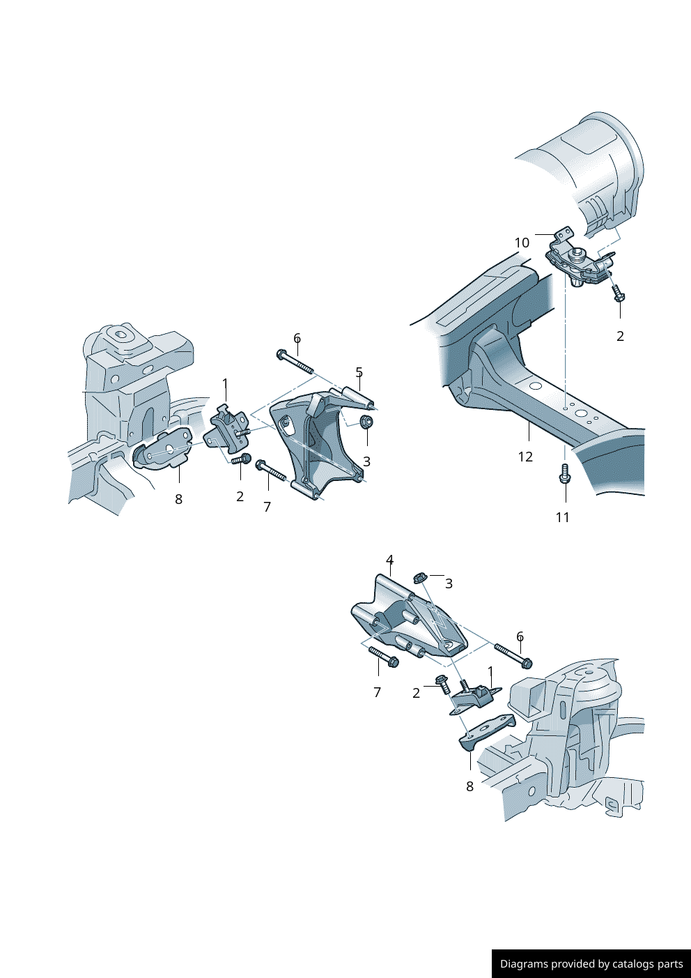 Volkswagen Engine Support 03L199308E - LLLParts